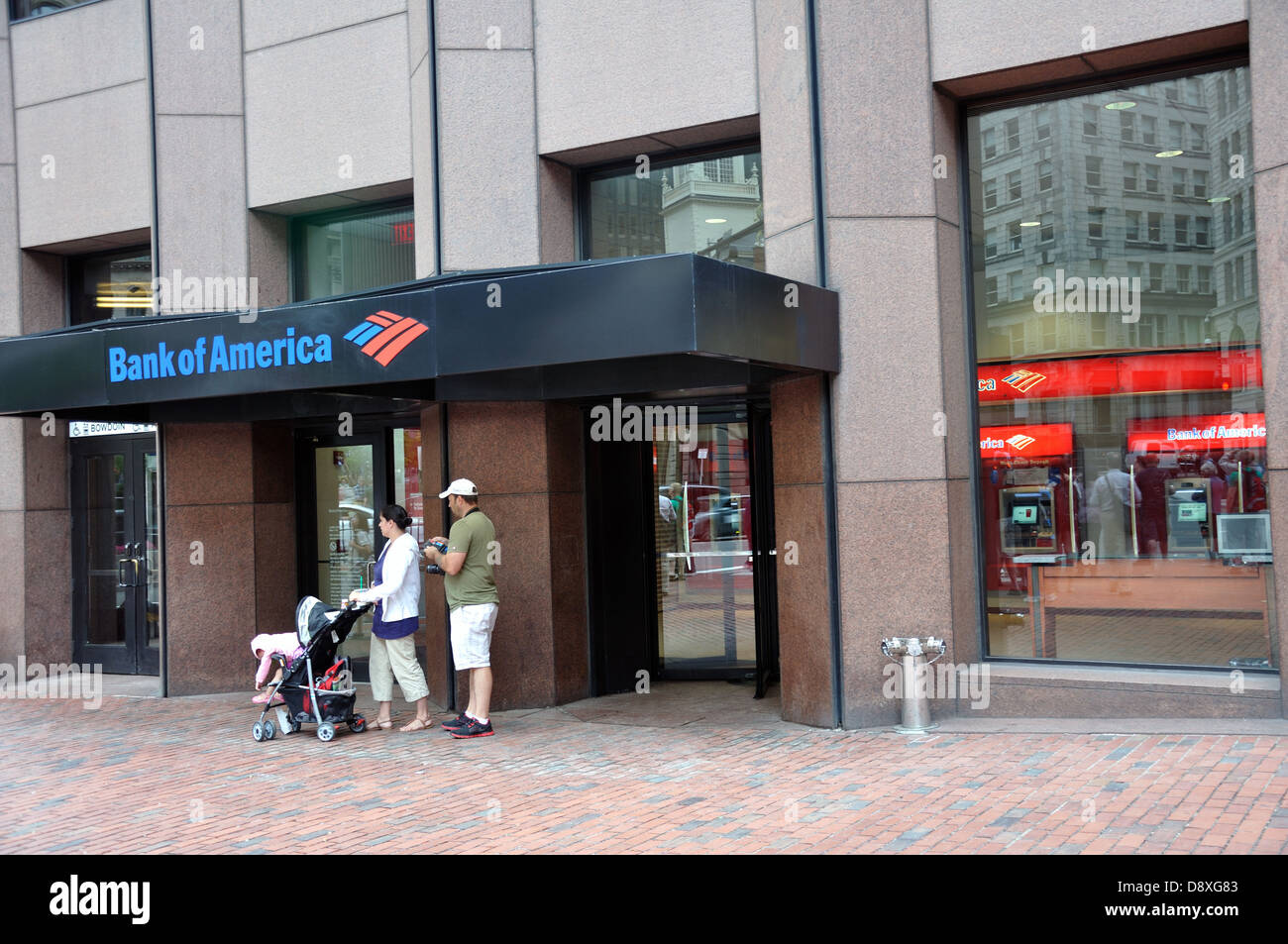 Bank of America branch in Boston, Massachusetts, USA Stock Photo - Alamy