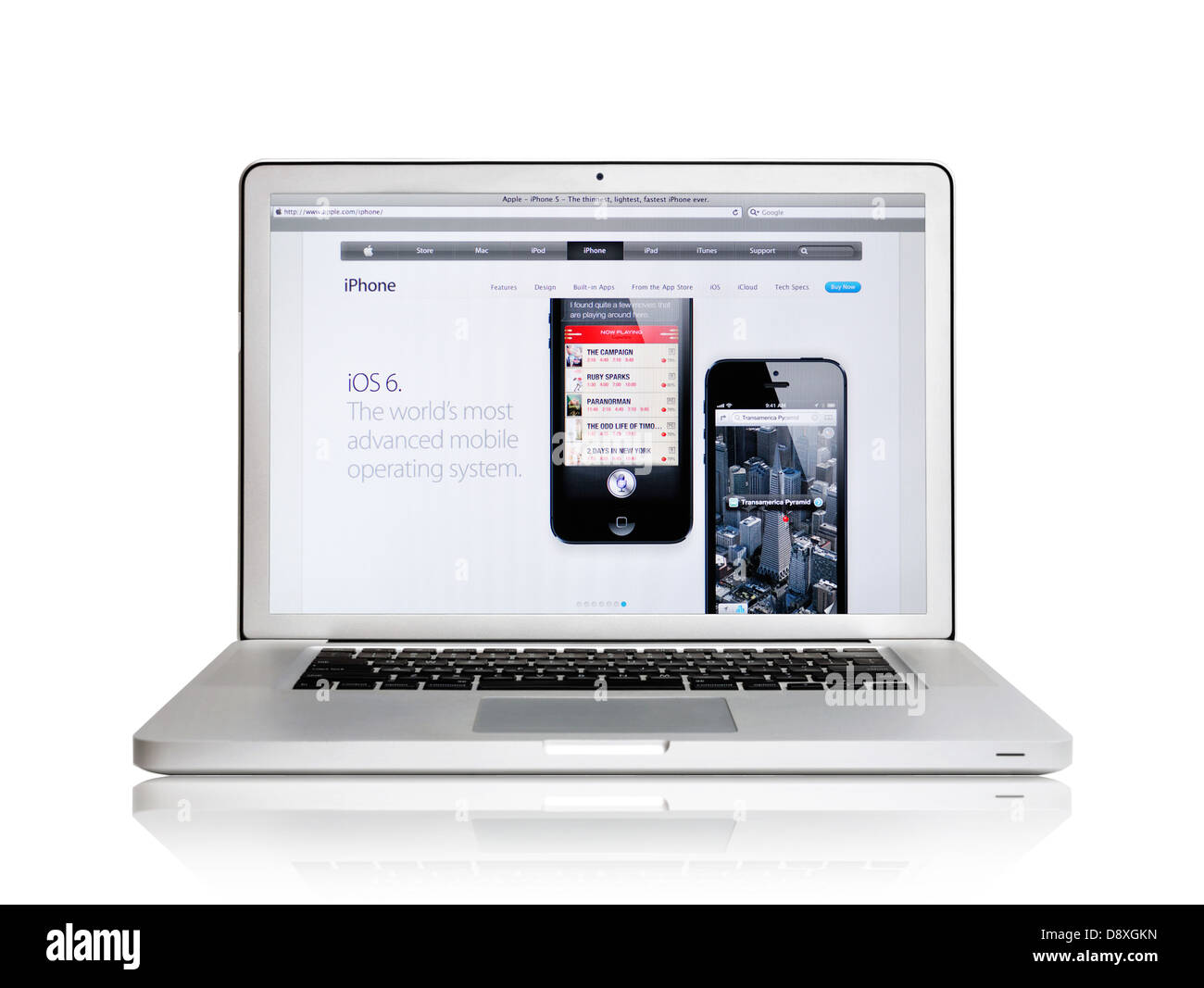 Apple store website on laptop screen Stock Photo - Alamy