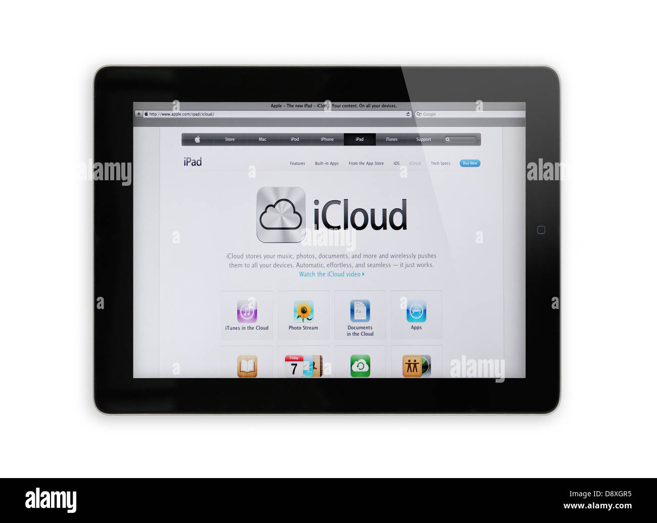 Icloud Screen High Resolution Stock Photography and Images - Alamy