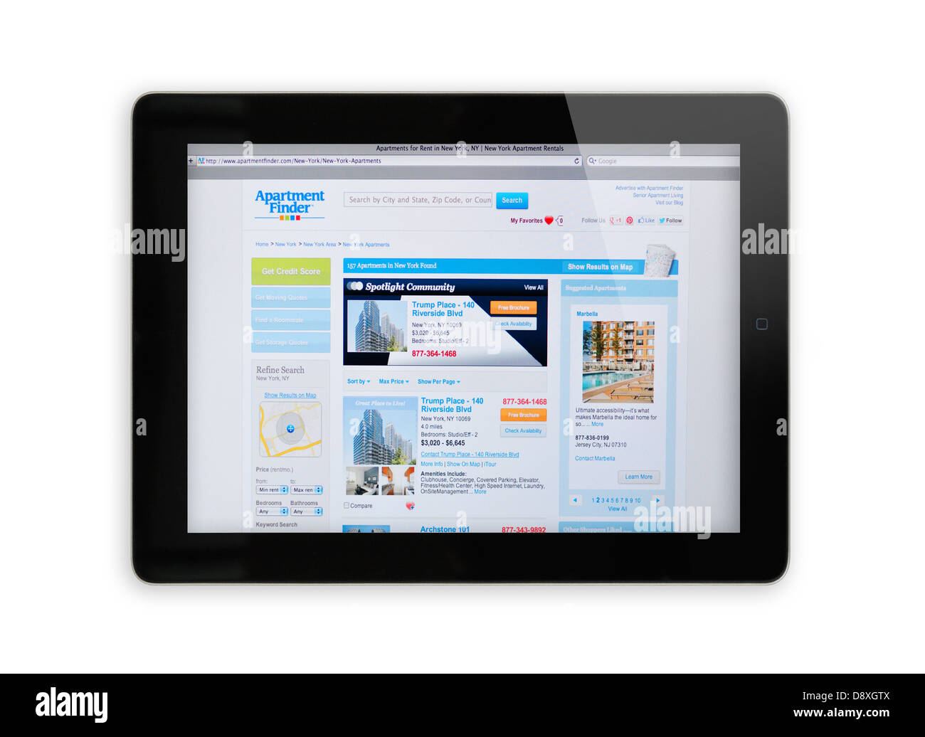 Searching rental apartment on hi-res stock photography and images - Alamy