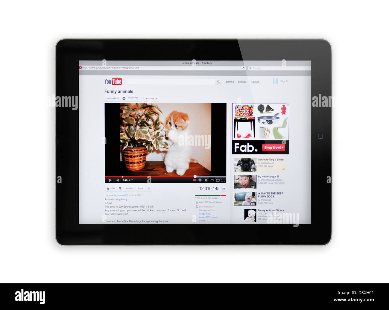 Ipad screen with animal on screen hi-res stock photography and images ...