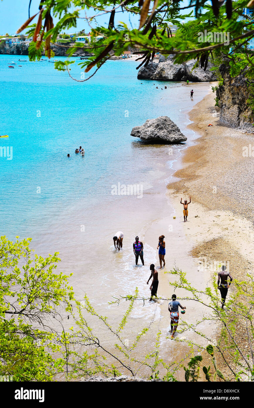 Westpunt bay Curacao Stock Photo - Alamy