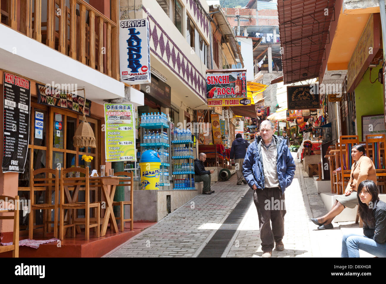 Aguas Calientes, Machu Picchu Town, Peru Stock Photo - Alamy