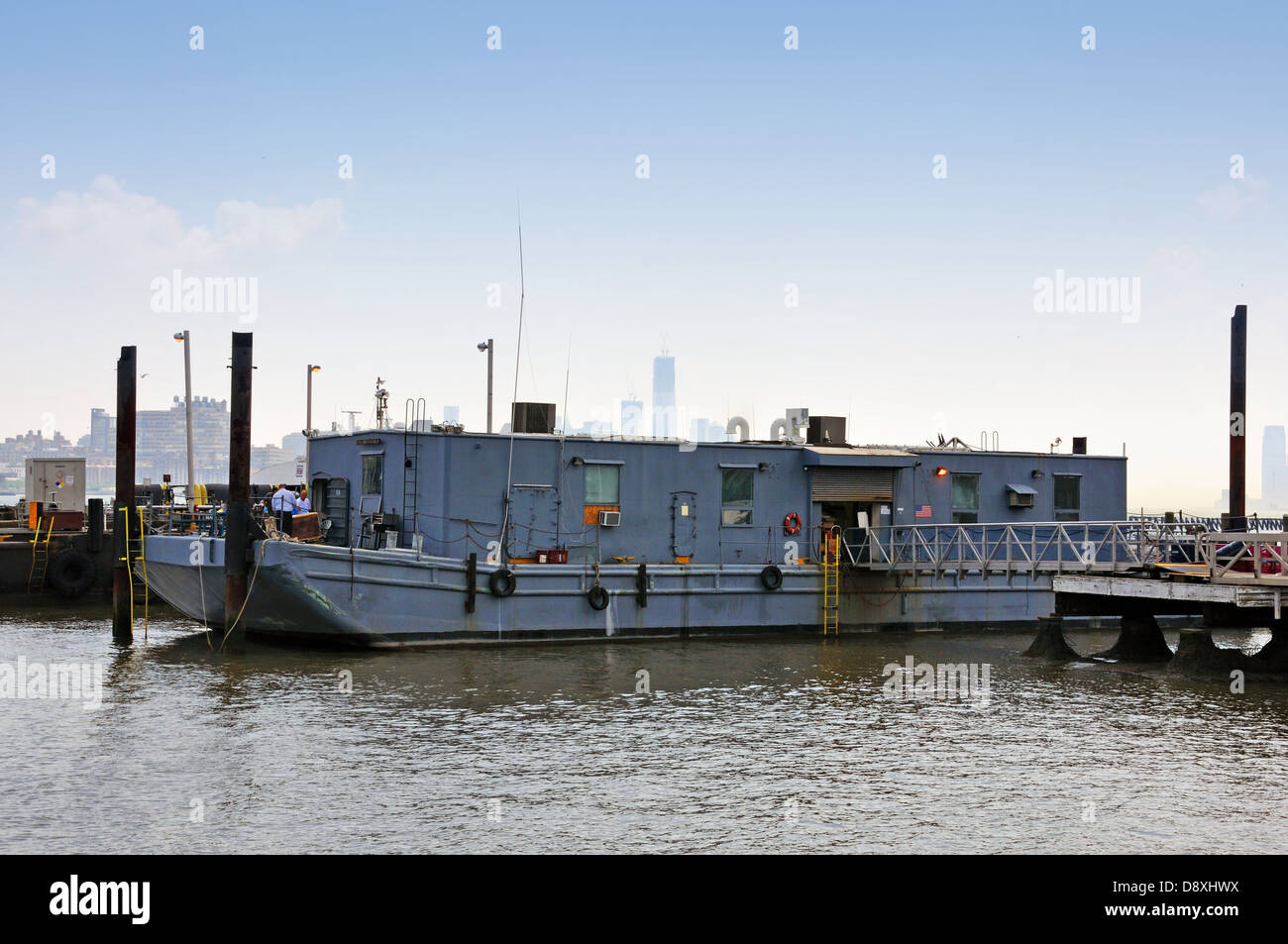 Ferry restaurant on the Hudson River, New Jersey, USA Stock Photo - Alamy