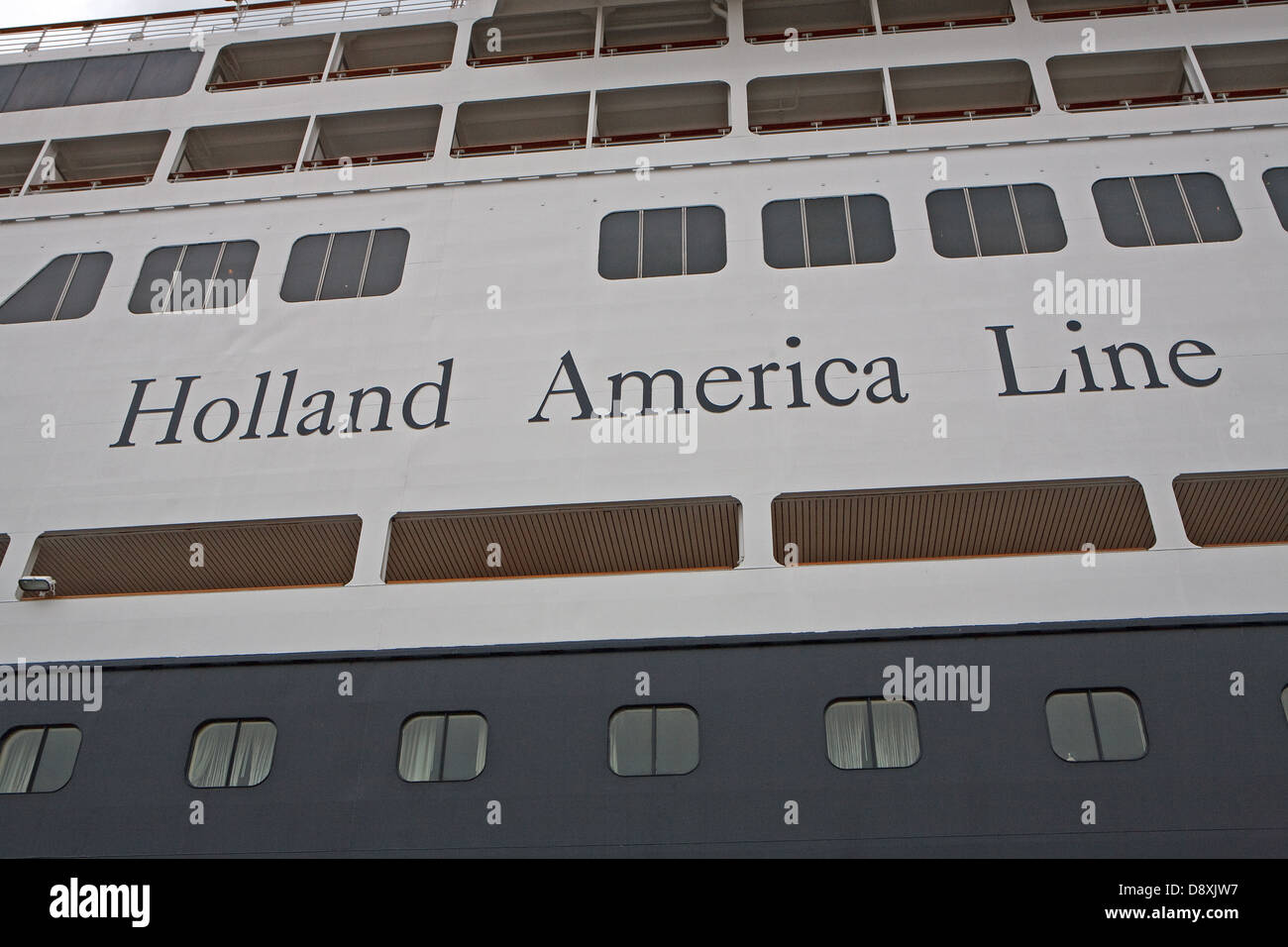Ms Ryndam cruise ship, owned by Holland America Line in Kristiansand ...