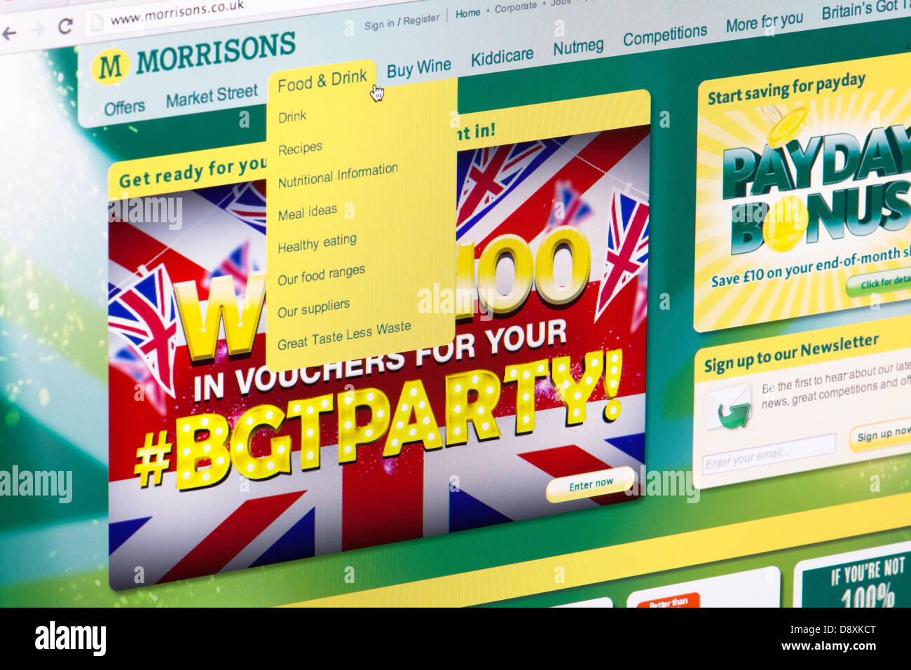 Shopping morrisons hi-res stock photography and images - Alamy