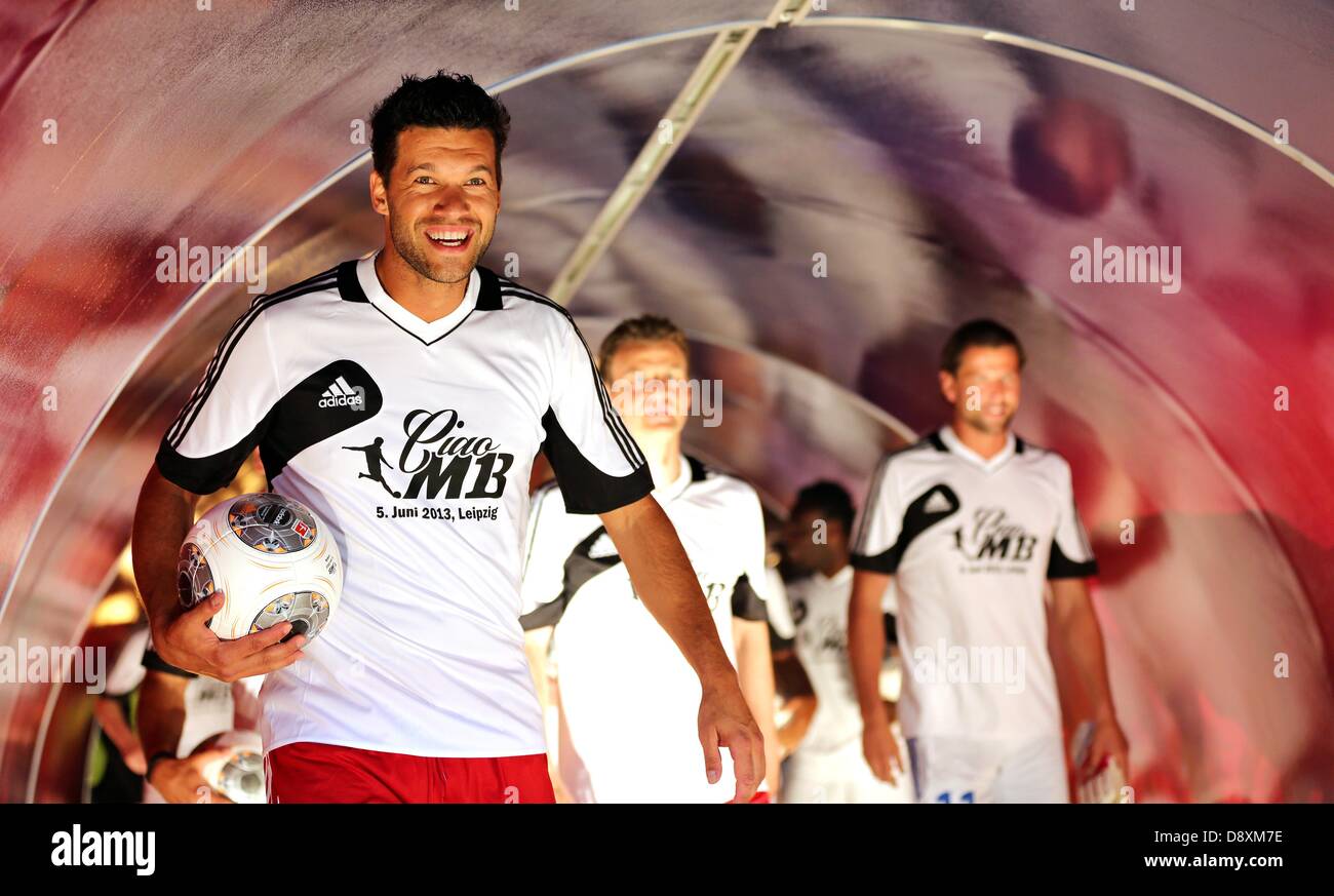 Leipzig, Germany. 5th June 2013. German soccer player Michael Ballack ...