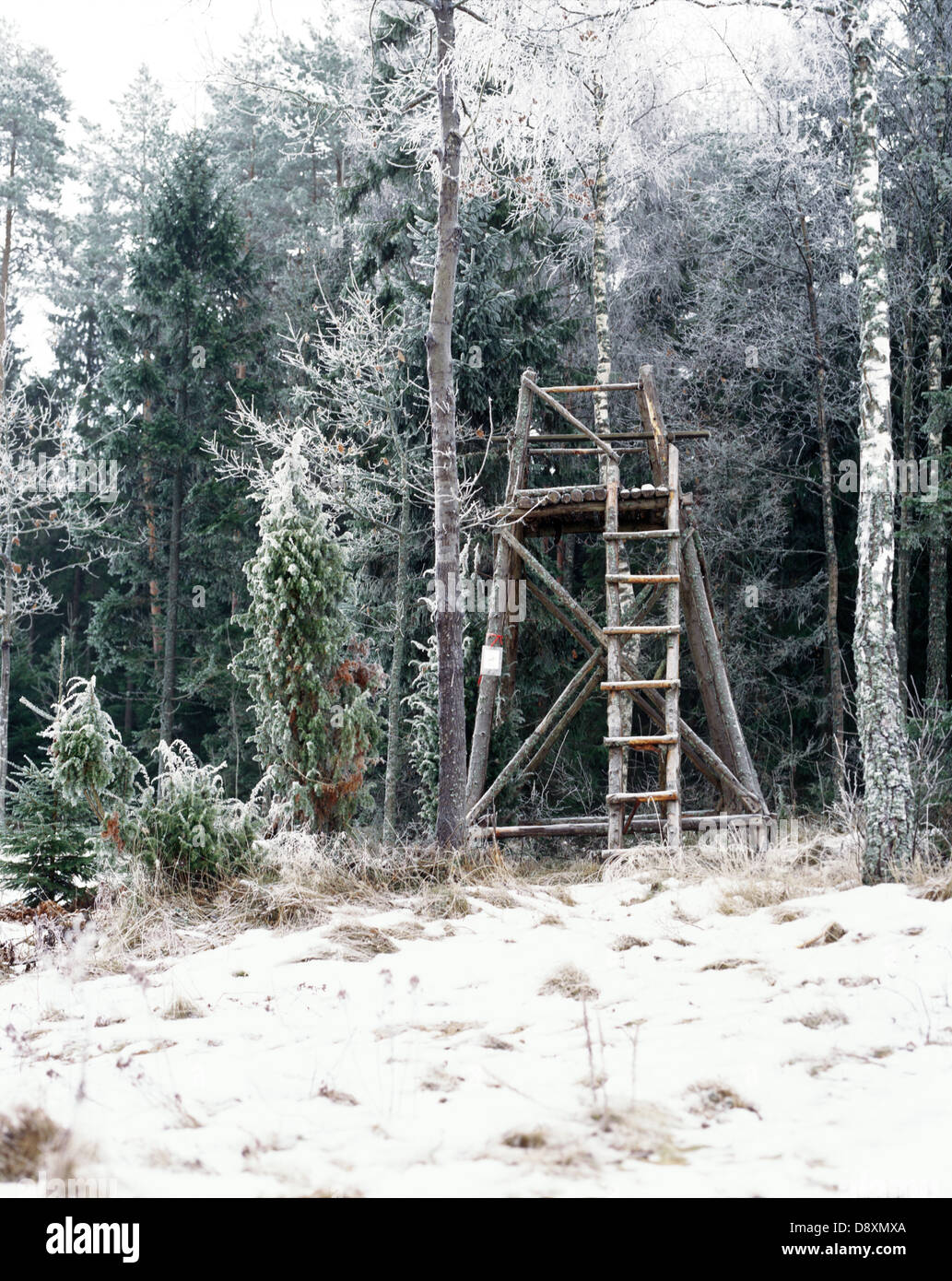 A Hunting Tower Stock Photo - Alamy