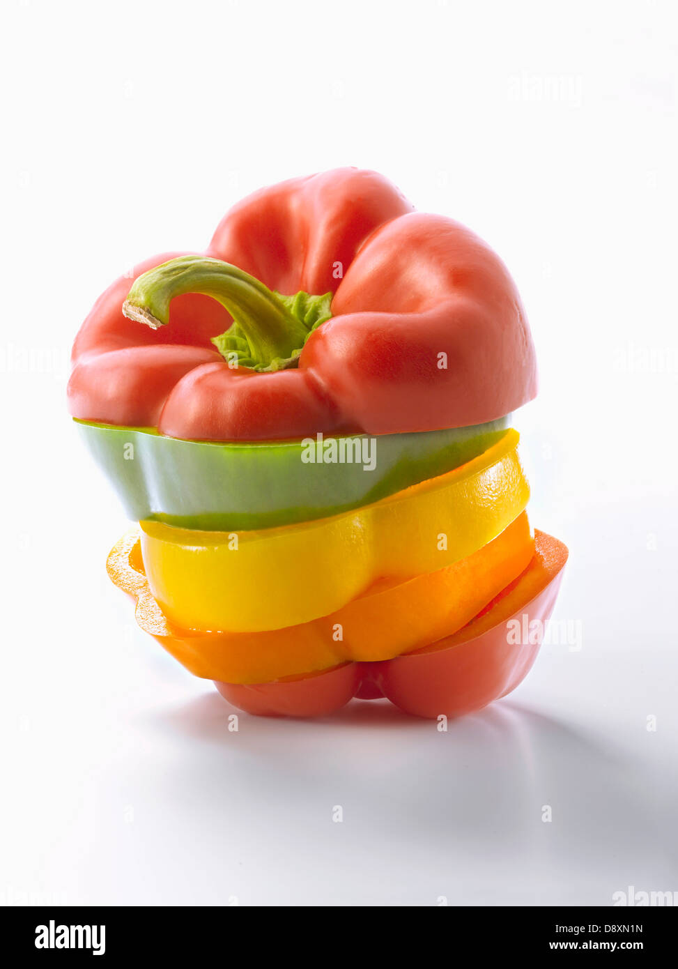 Bell pepper 4 in 1 Stock Photo - Alamy