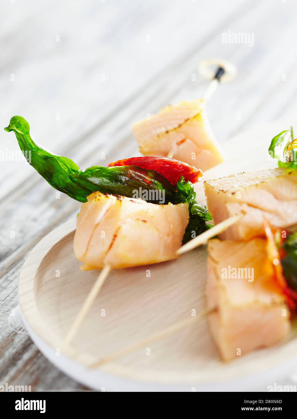 Fish brochettes hi-res stock photography and images - Alamy