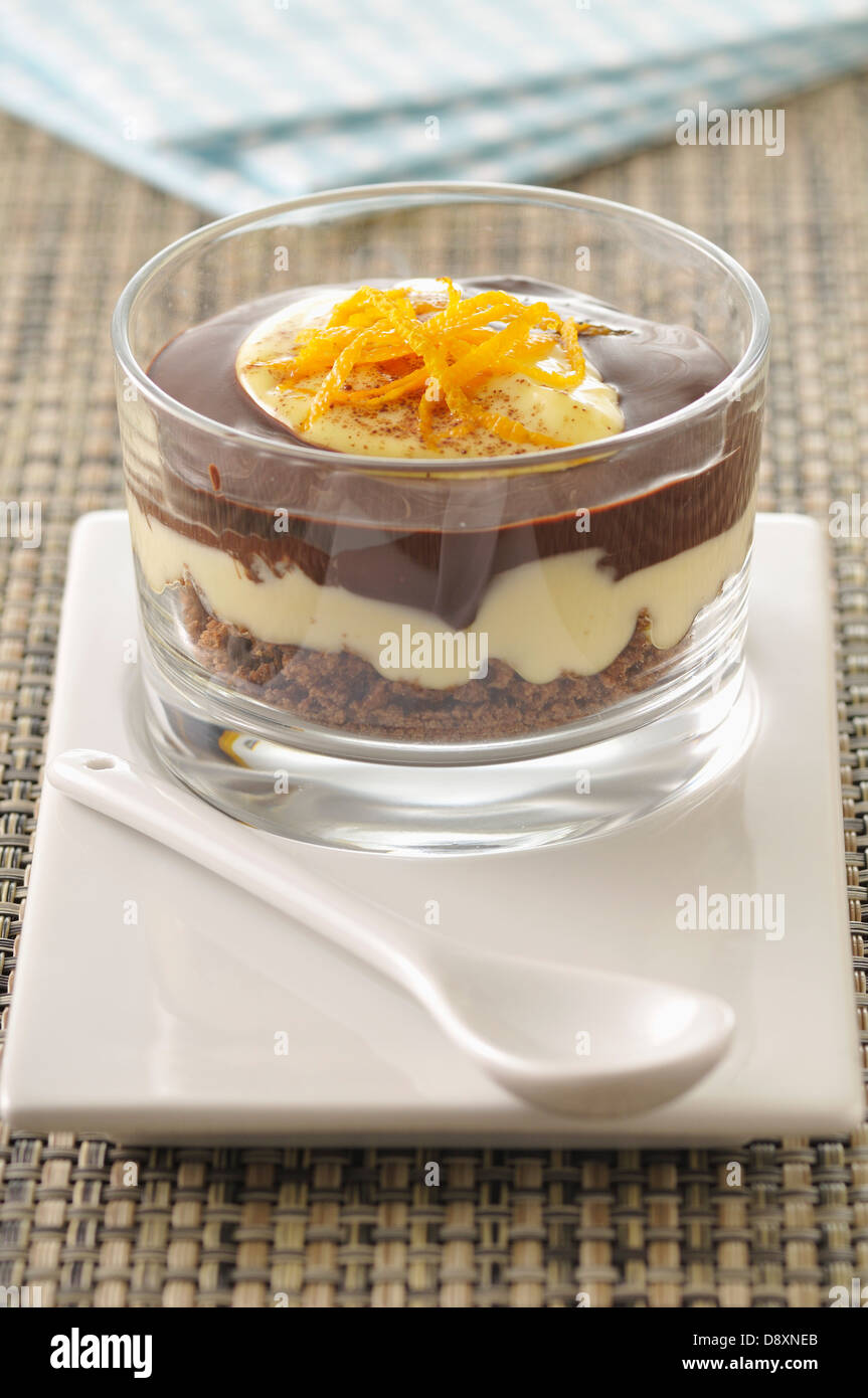 Chocolate Tiramisu Verrine Stock Photo - Alamy