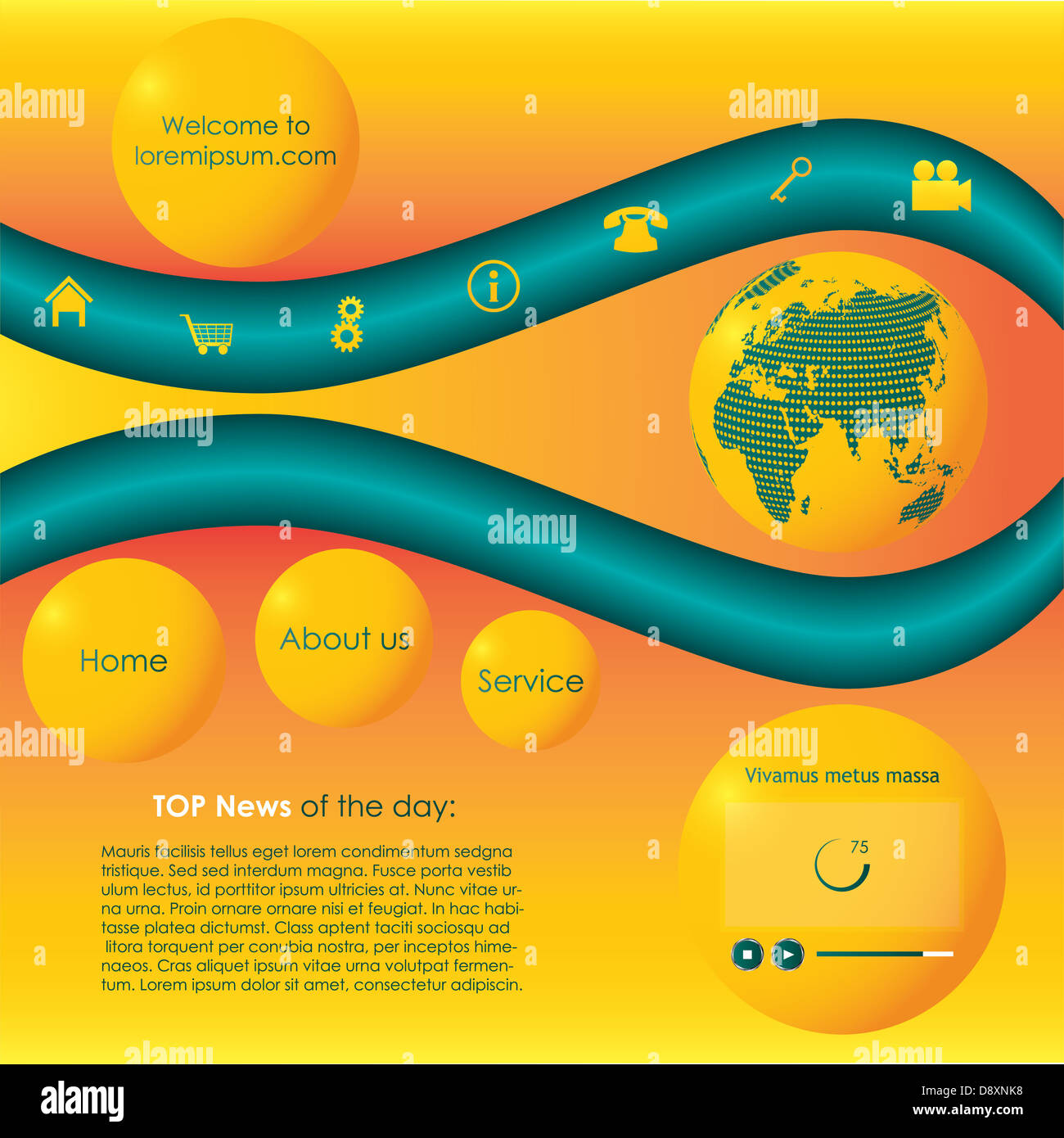 abstract website template Stock Photo - Alamy