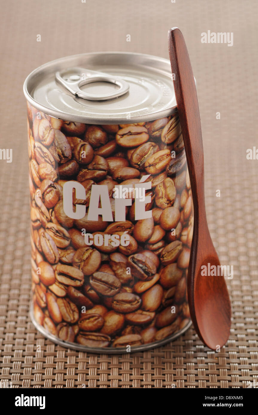 Can of coffee Stock Photo - Alamy