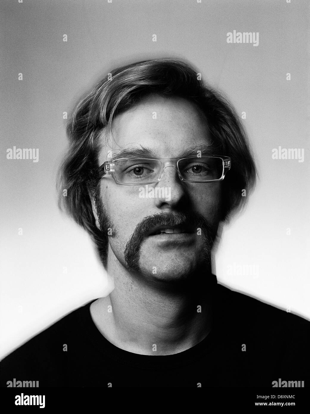 Mid adult man Black and White Stock Photos & Images - Alamy