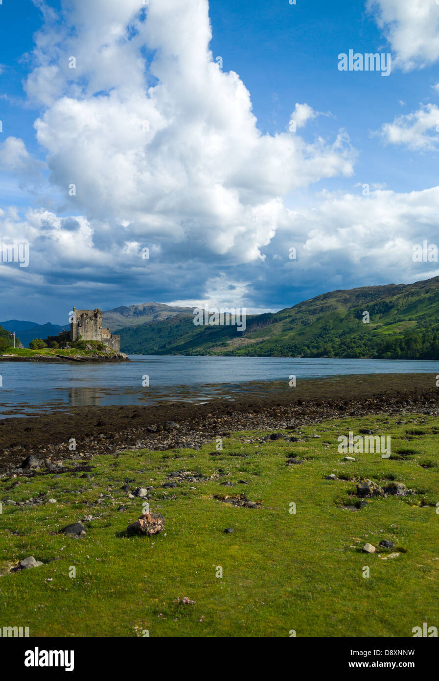 Great Britain, Scotland, Highlands, landscape with the Eilean Conan ...