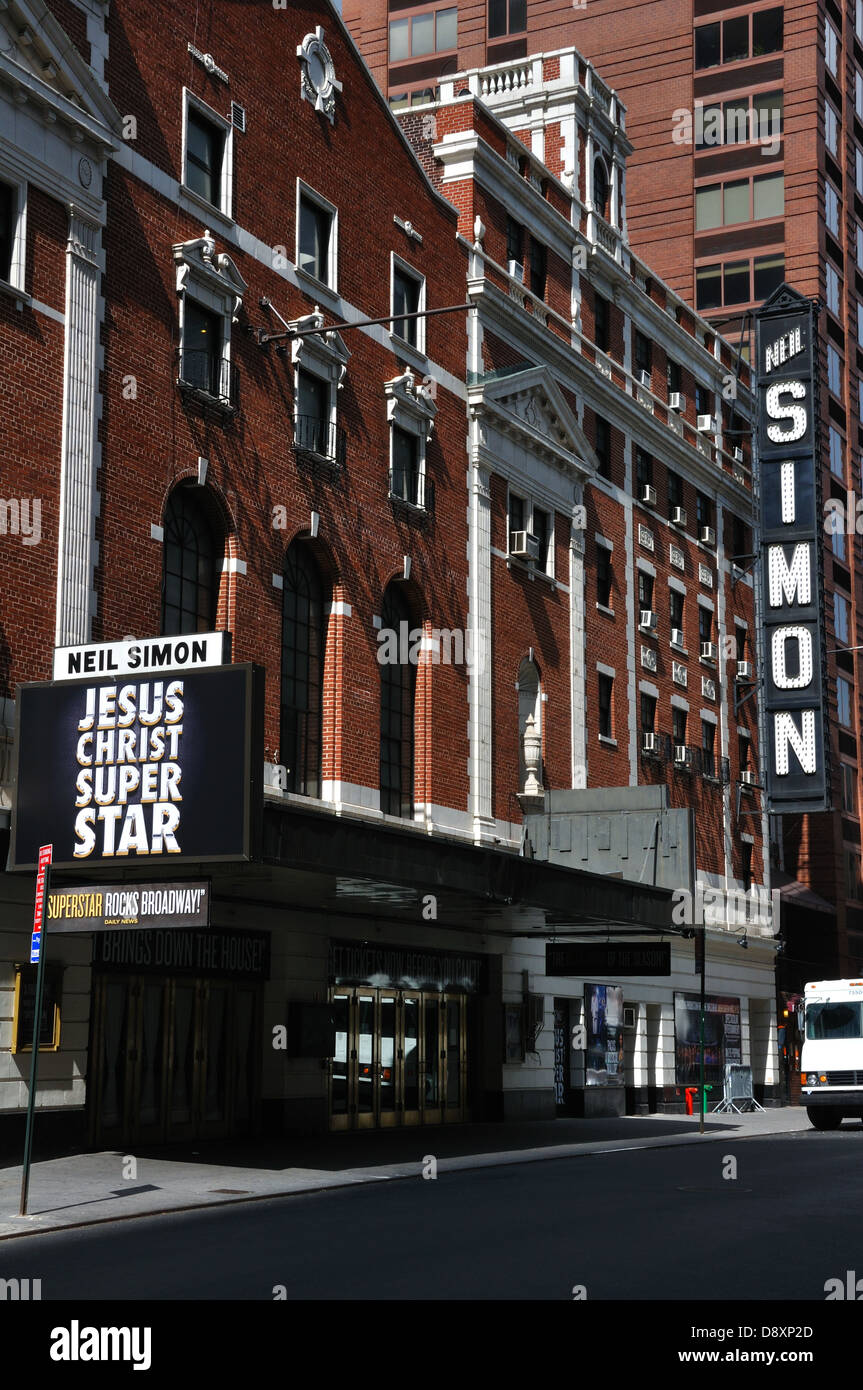 Jesus Christ Superstar show at Neil Simon Theater on Broadway, New York ...