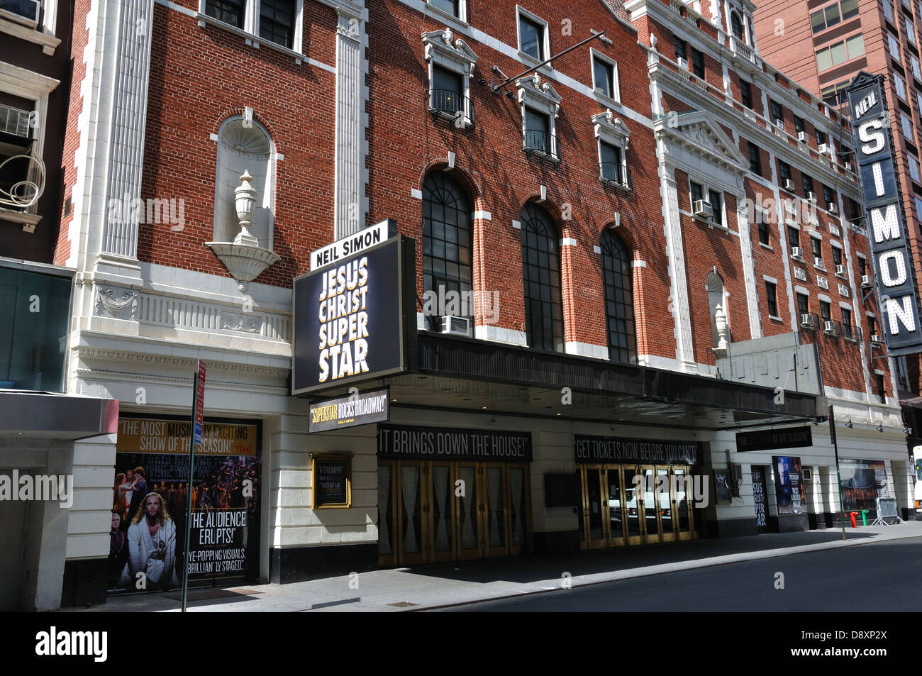Jesus Christ Superstar show at Neil Simon Theater on Broadway, New York ...