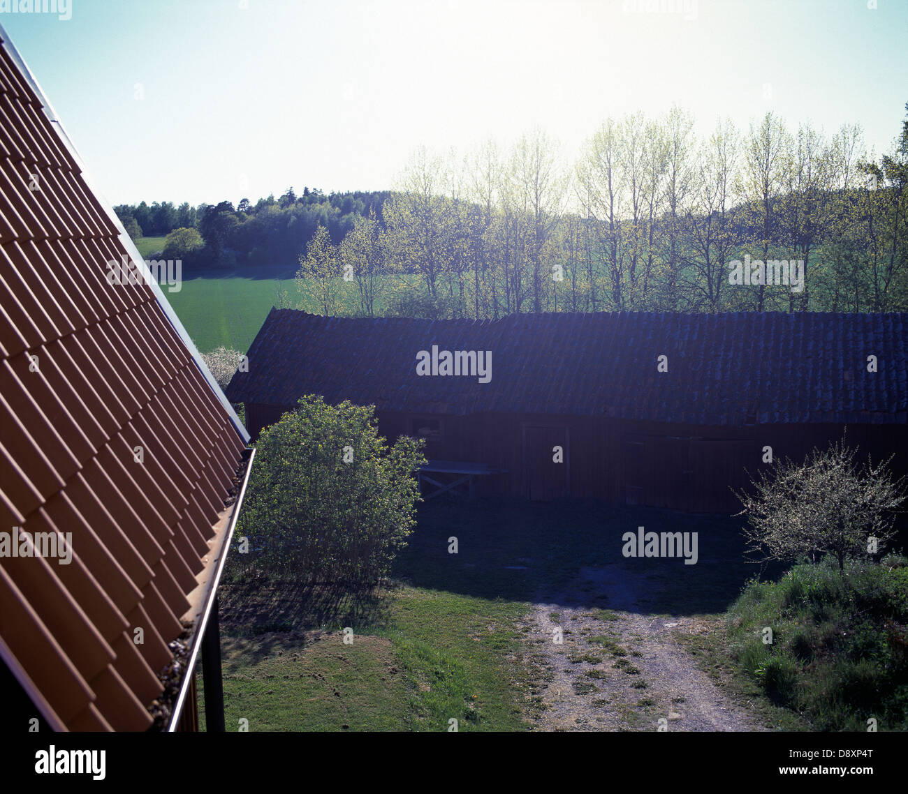 Barn and farmstead Stock Photo - Alamy