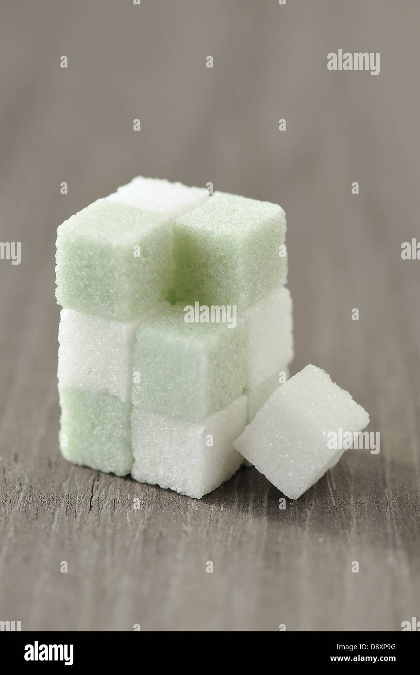 Pile of colored sugar lumps Stock Photo - Alamy