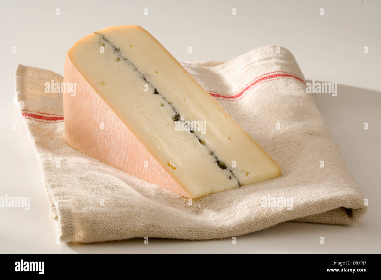 Portion of Morbier Stock Photo - Alamy