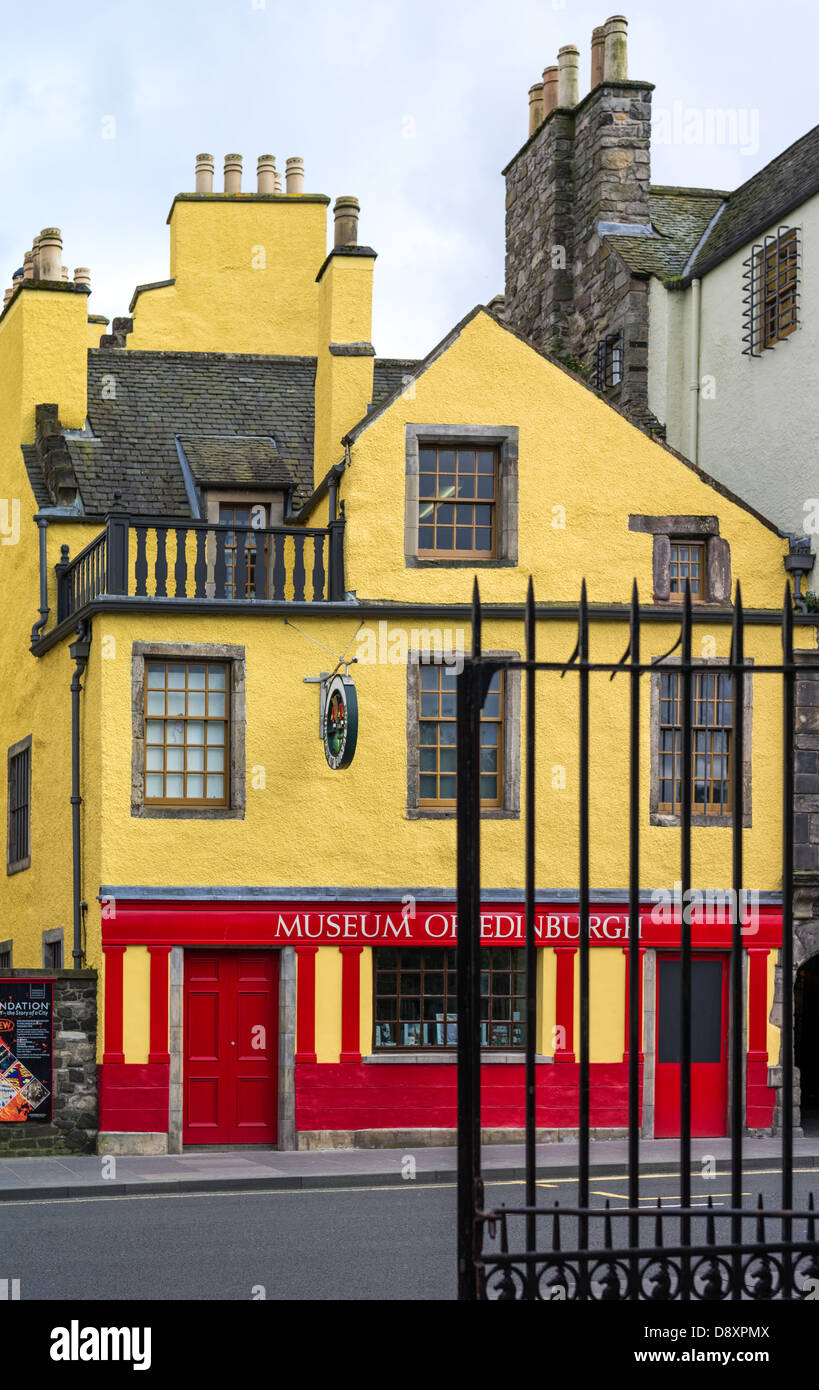 Great Britain, Scotland, Edinburgh, Royal Mile, Canongate, the Museum ...