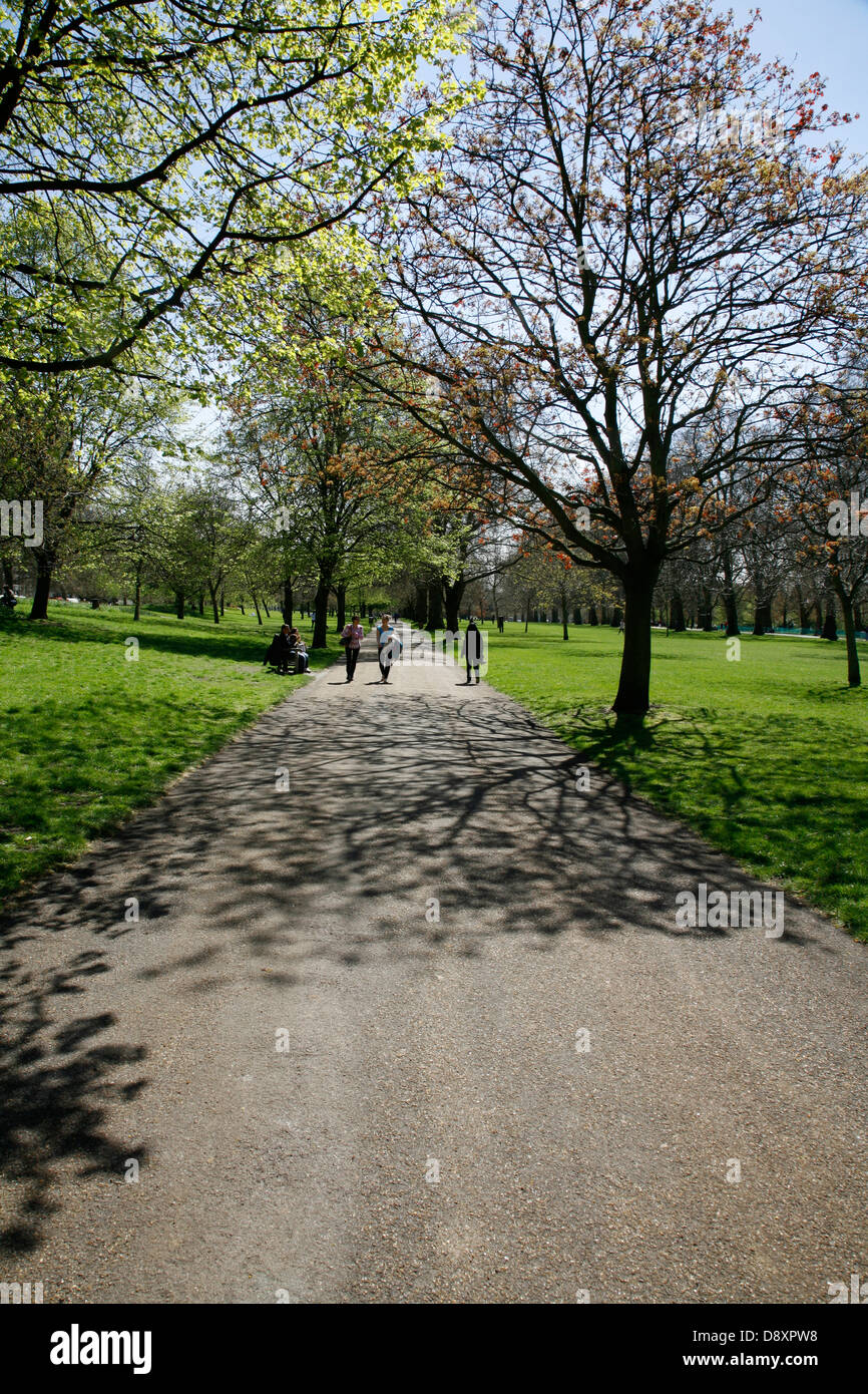Lovers' Walk in Hyde Park, London, UK Stock Photo - Alamy