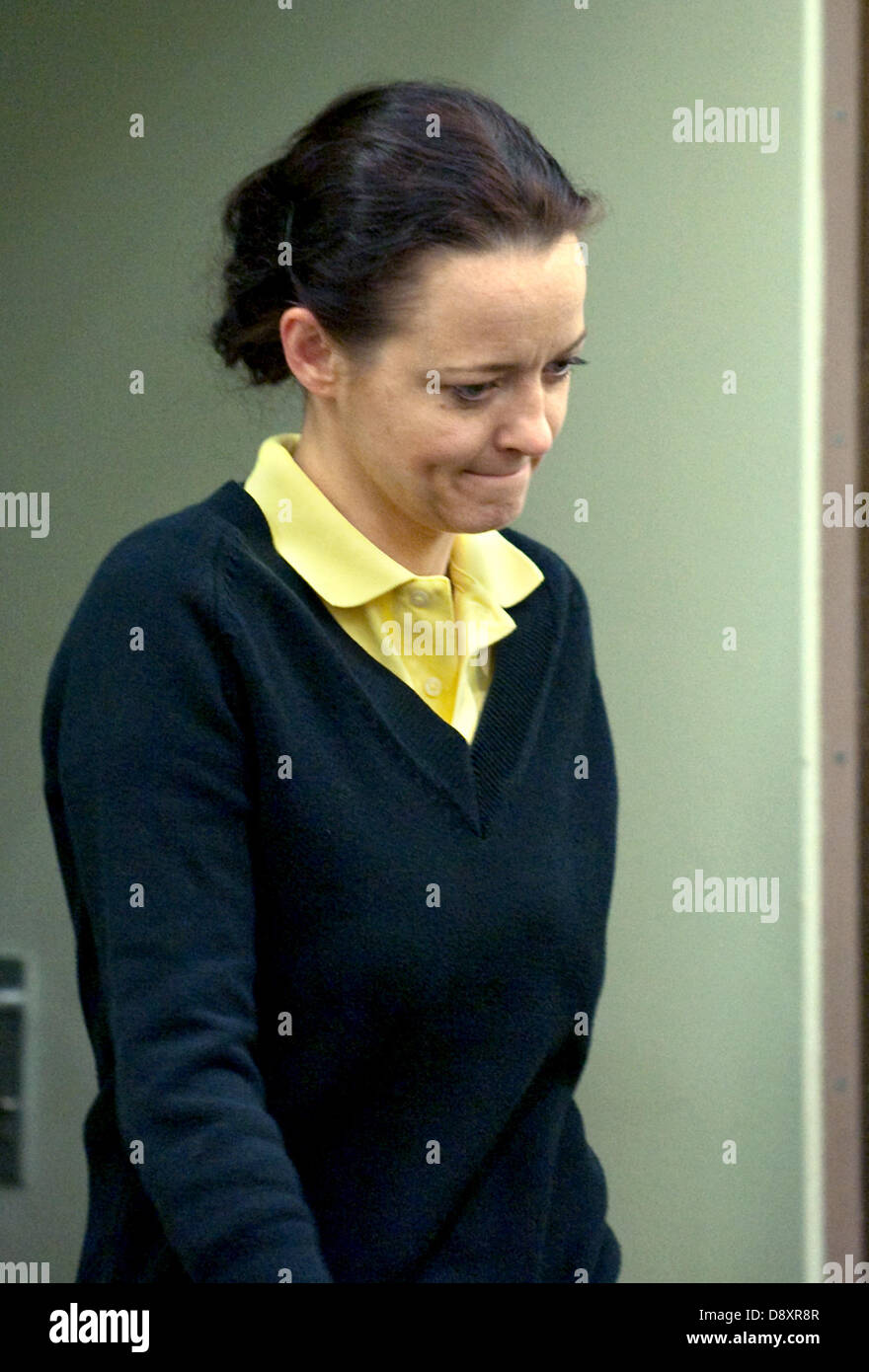 Munich, Germany. 6th June 2013. The defendant Beate Zschaepe arrives in ...
