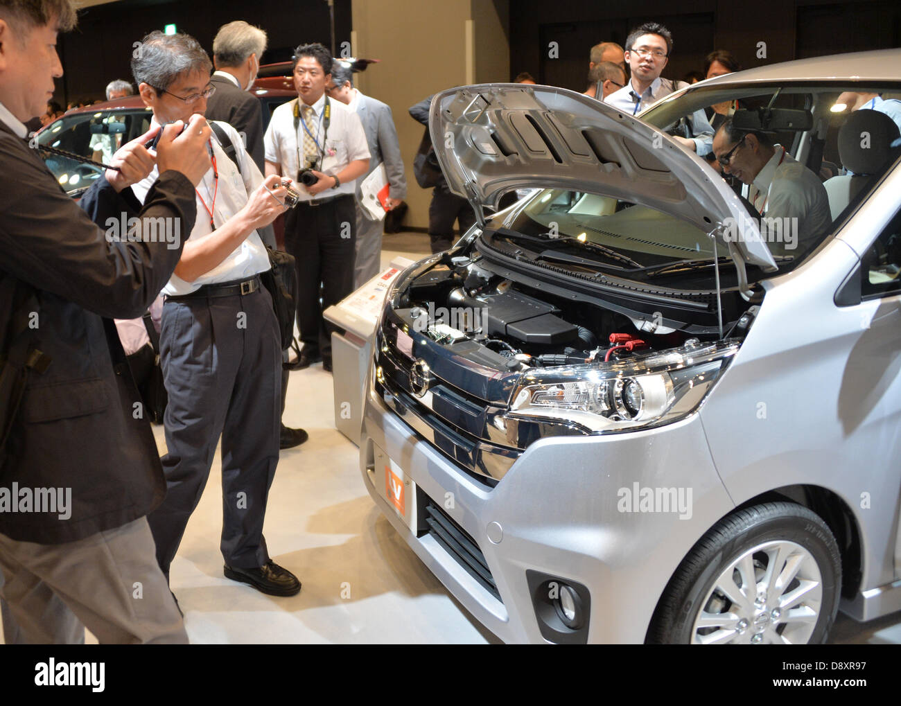 Tokyo, Japan. 6th June 2013. Nissan Motor Company unveiled a new mini ...
