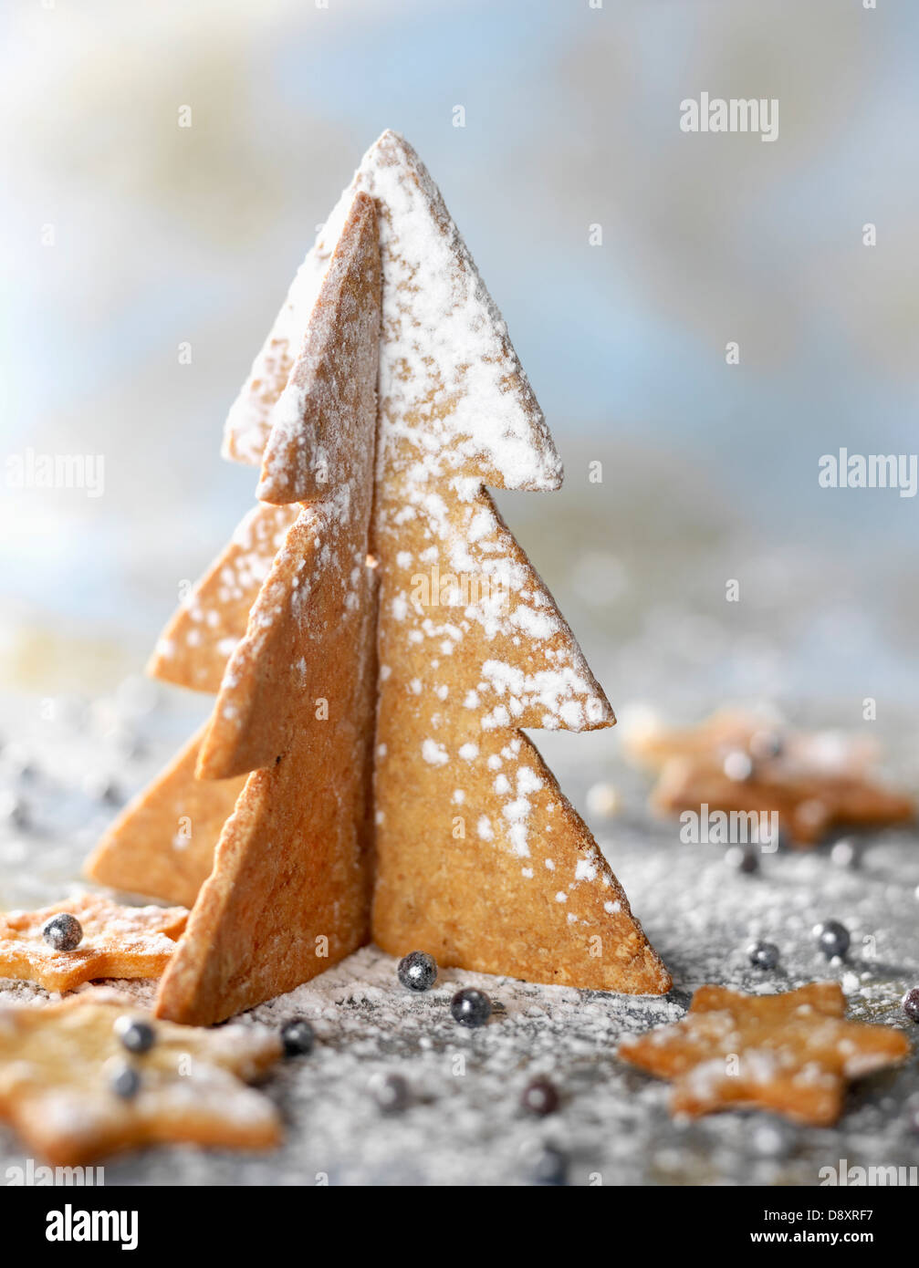 Ginger shortbread Christmas tree Stock Photo - Alamy