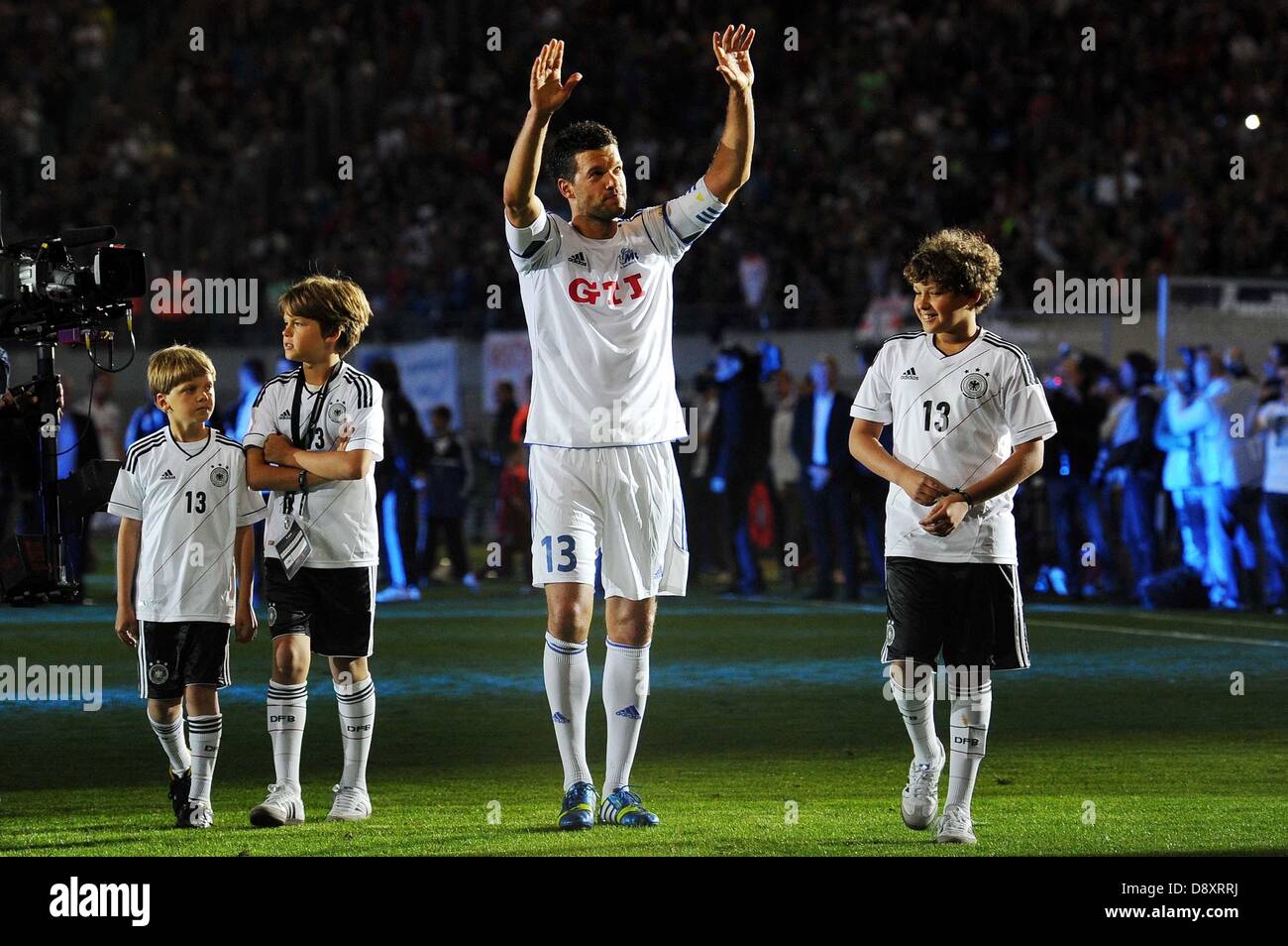 Professional soccer player with family hi-res stock photography and ...