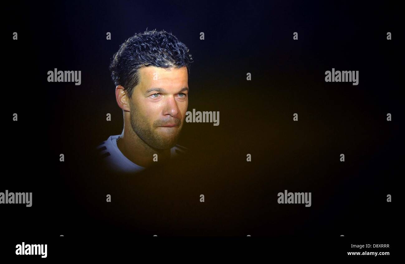 Leipzig, Germany. 5th June 2013. German soccer player Michael Ballack ...
