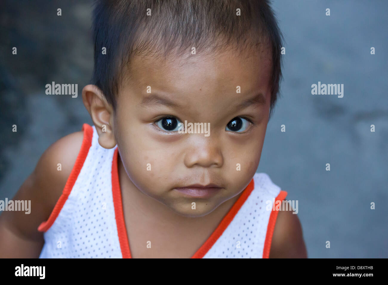 Little Boy in Manila, Philippines Stock Photo - Alamy