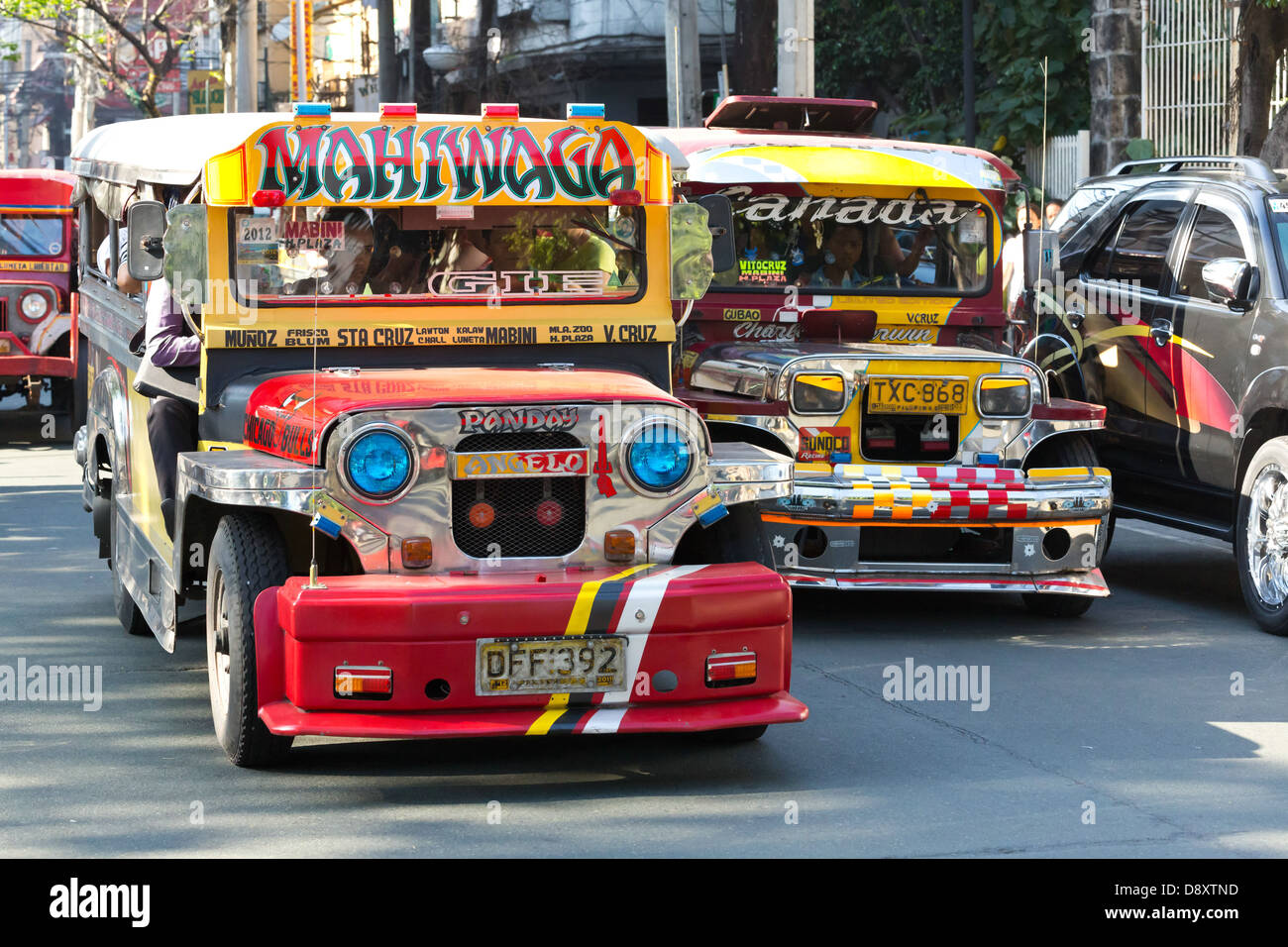Jeepney in Manila, Philippines Stock Photo - Alamy