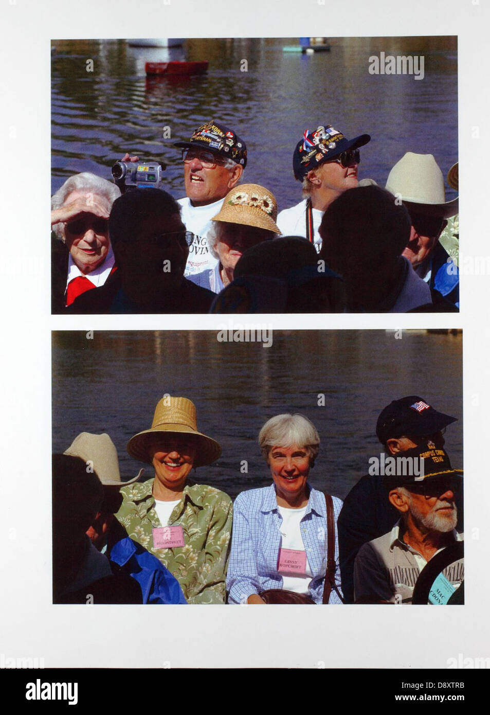 A photograph from the 2002 reunion of the VP-102 squadron, highlighting ...