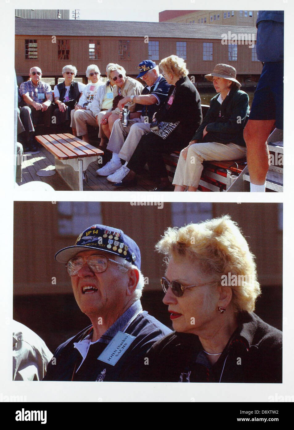 This photo from the 2002 VP-102 reunion depicts veterans from VP-102 ...