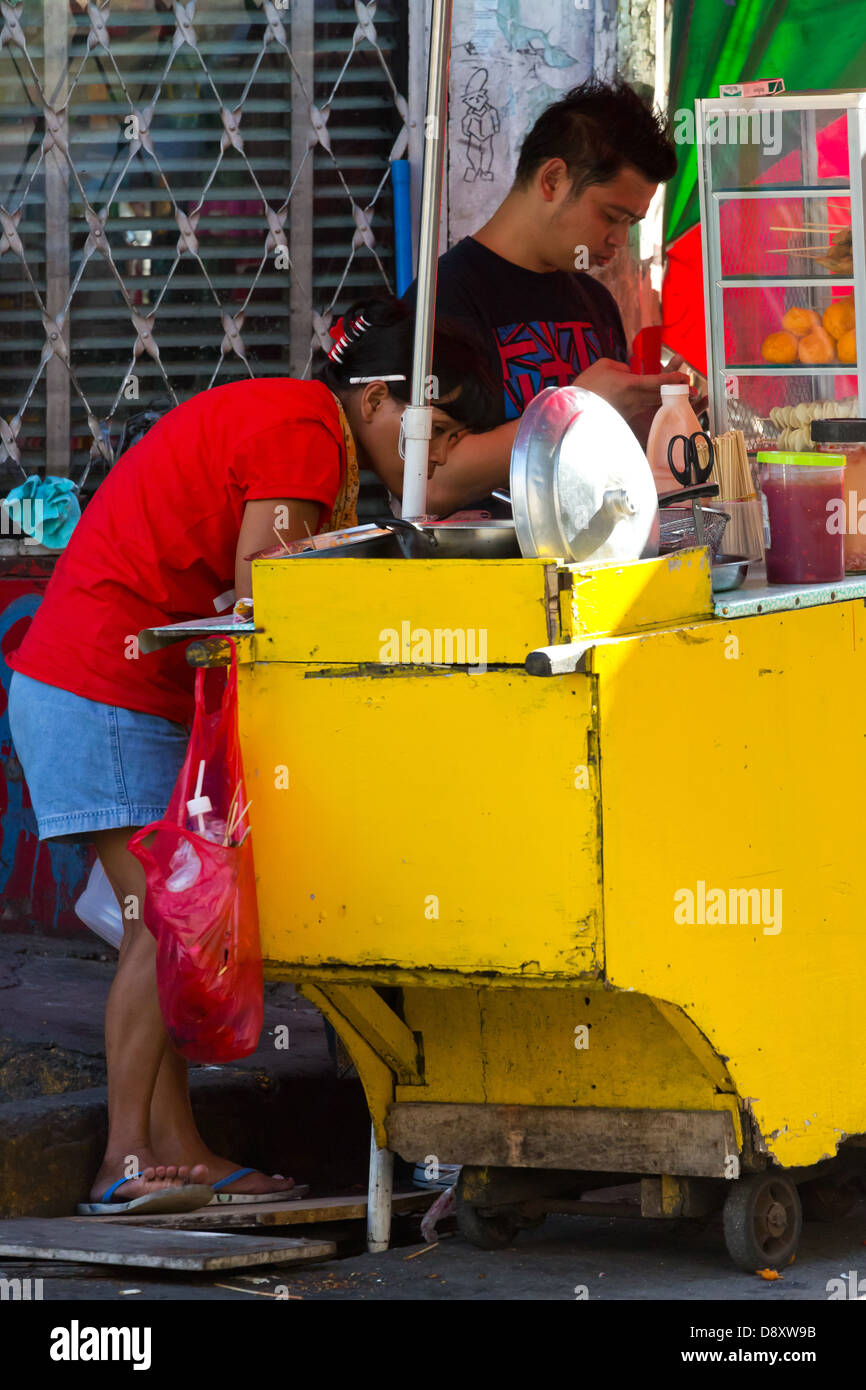 Food Stall in Manila, Philippines Stock Photo - Alamy
