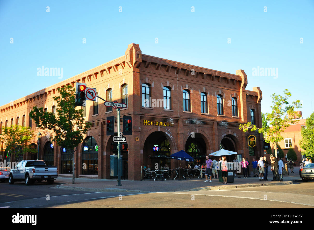 Street in Flagstaff, Arizona Stock Photo - Alamy