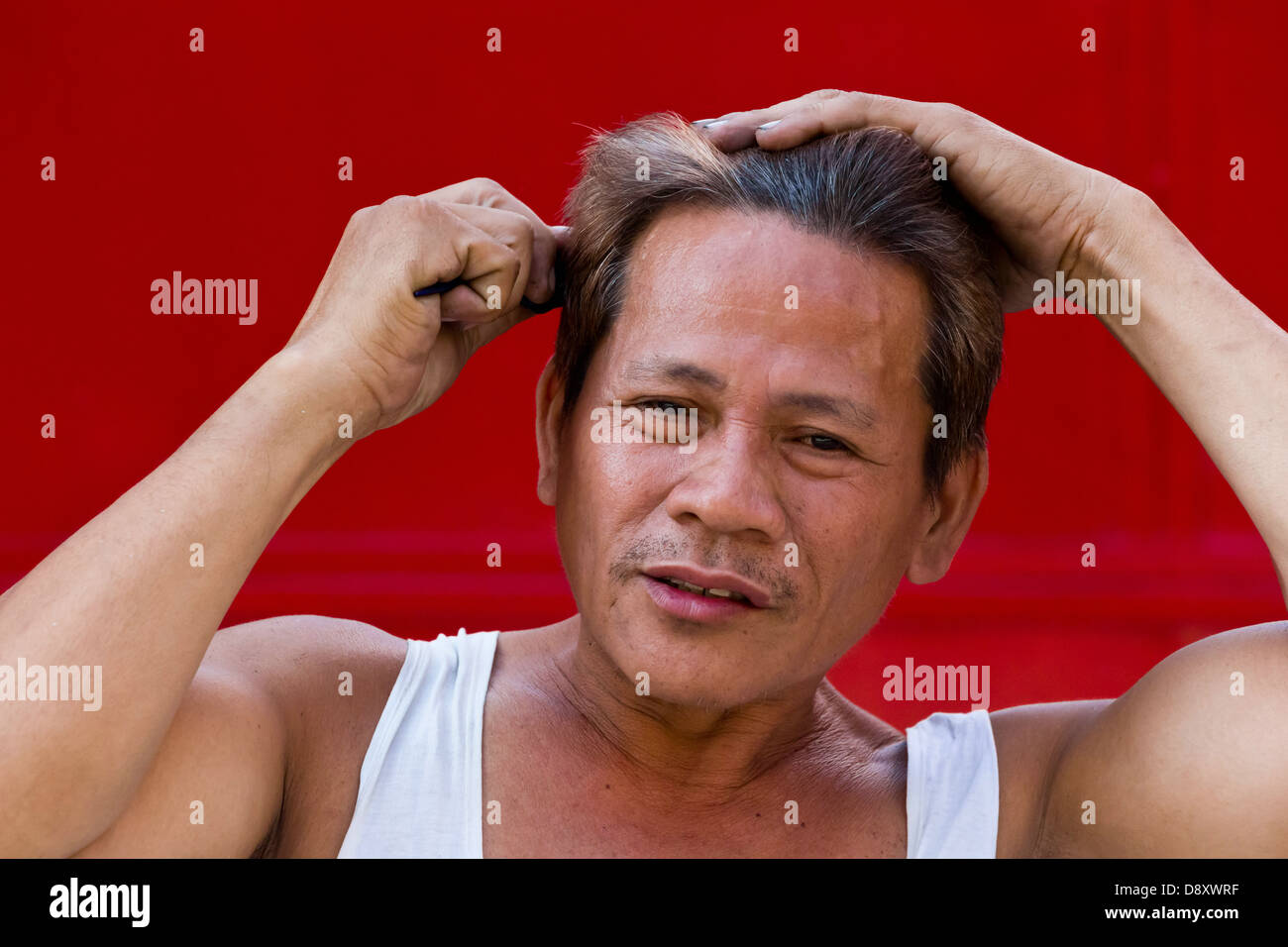 Man in the Streets of Manila, Philippines Stock Photo - Alamy