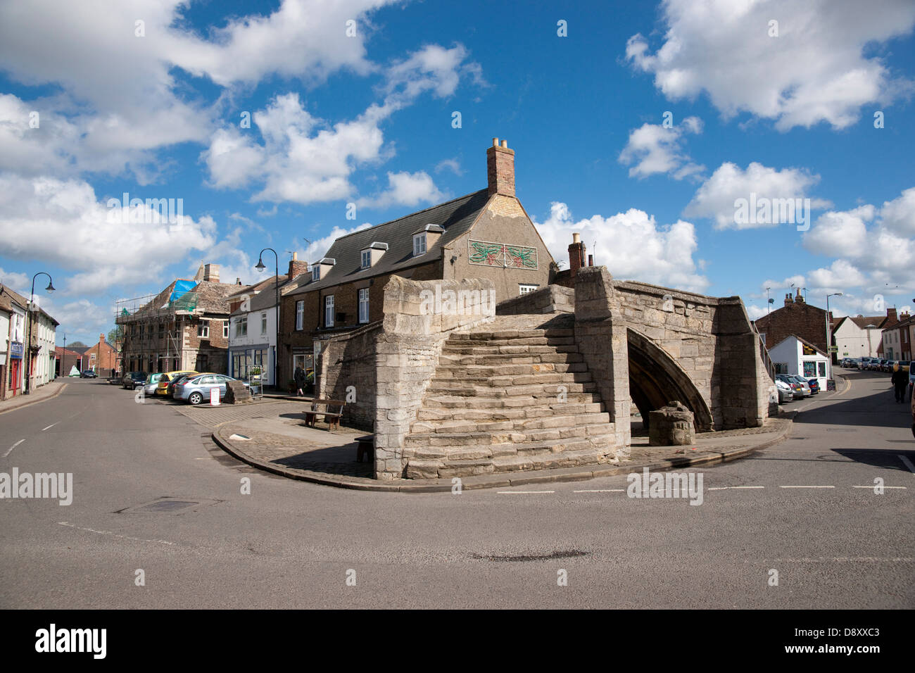 Trinity Bridge, 14th Century three-way stone arch bridge, Crowland ...