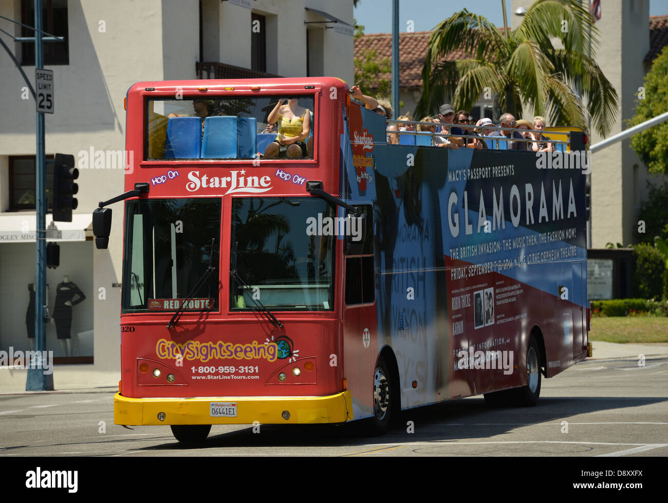 Hop on hop out of vision sightseeing coach for tourists hi-res stock ...
