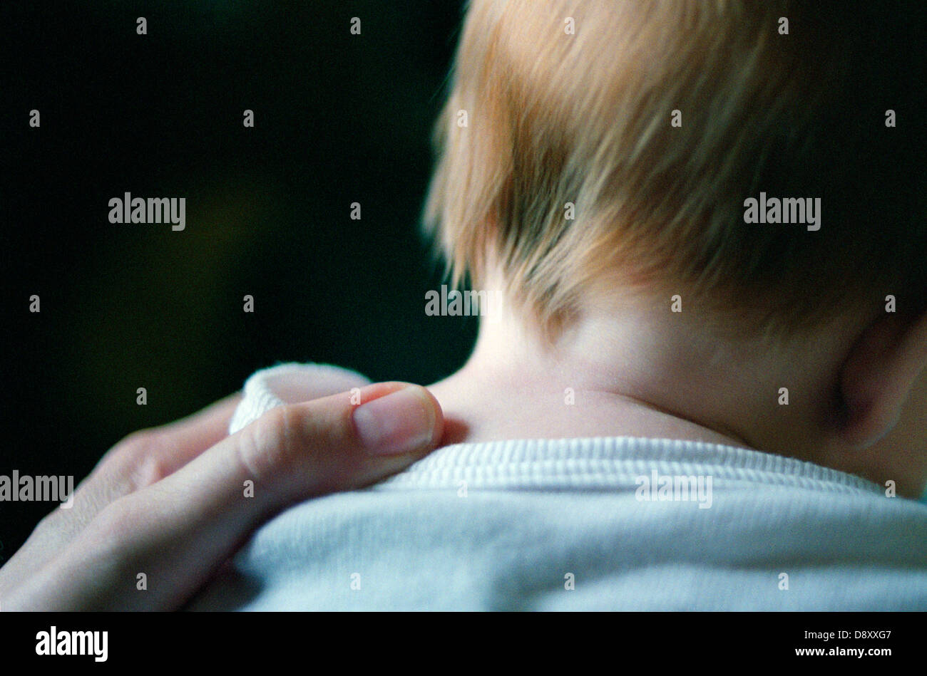 The back of the head of a baby Stock Photo - Alamy