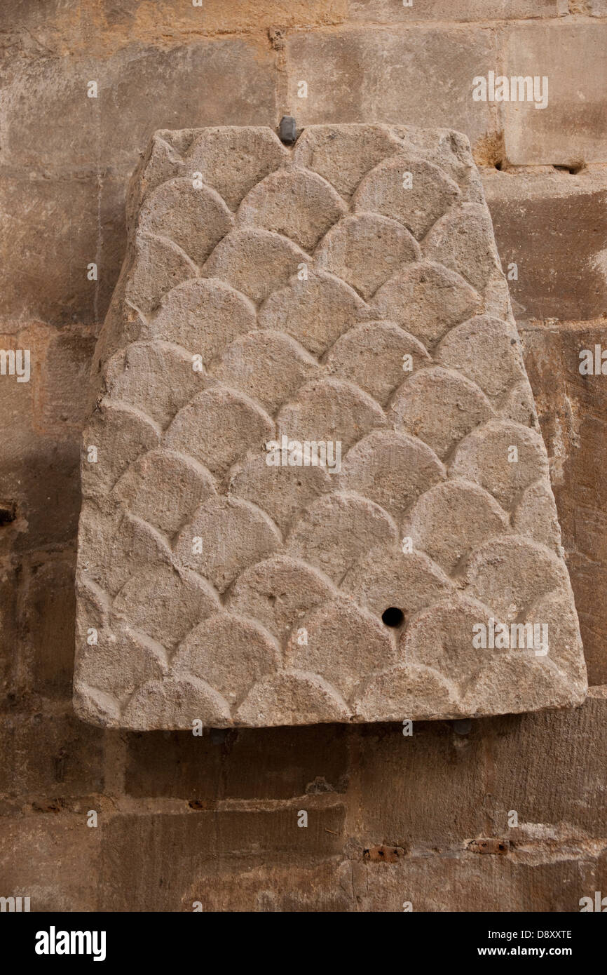 Stonework details, Crowland Abbey, Lincolnshire Stock Photo - Alamy