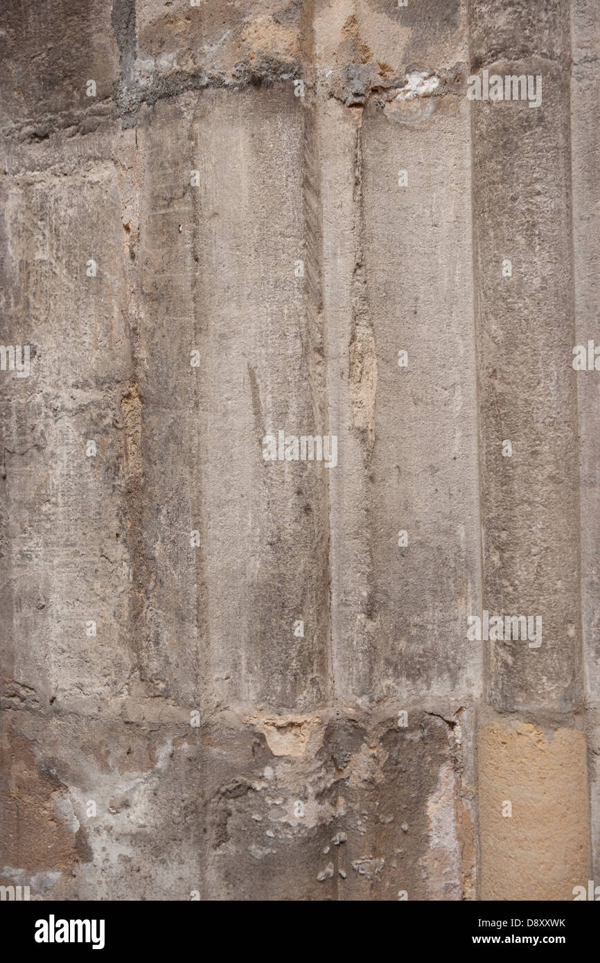 Stonework details, Crowland Abbey, Lincolnshire Stock Photo - Alamy
