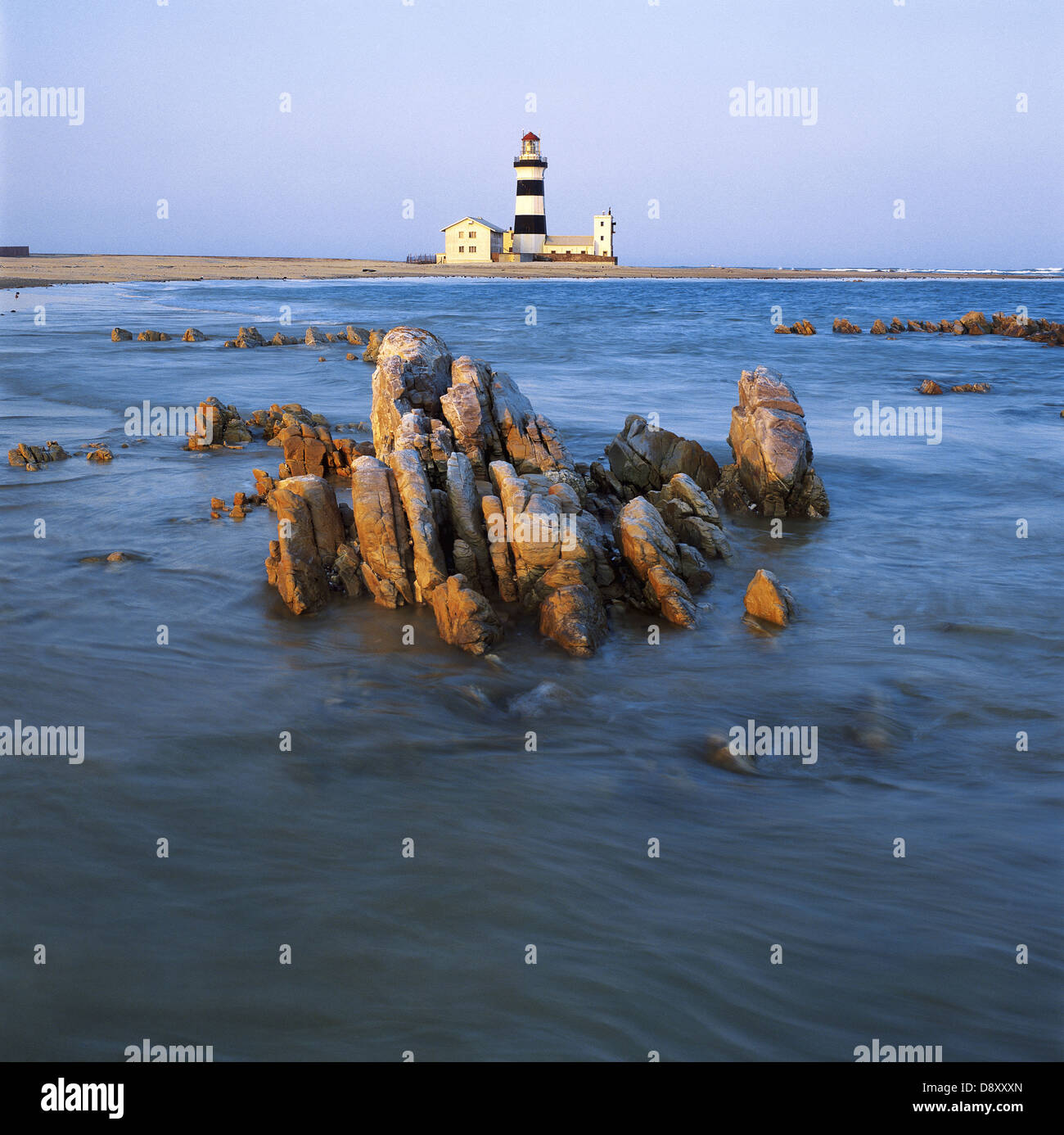 The Lighthouse at Cape Recife Nature Reserve Stock Photo - Alamy