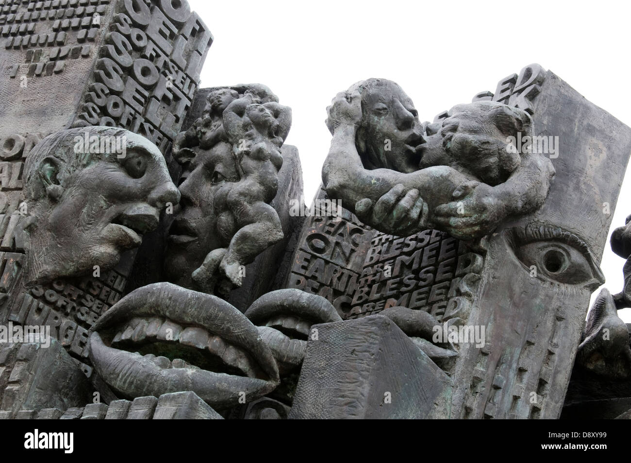 A sculpture outside the John F Kennedy Center for Performing Arts in ...