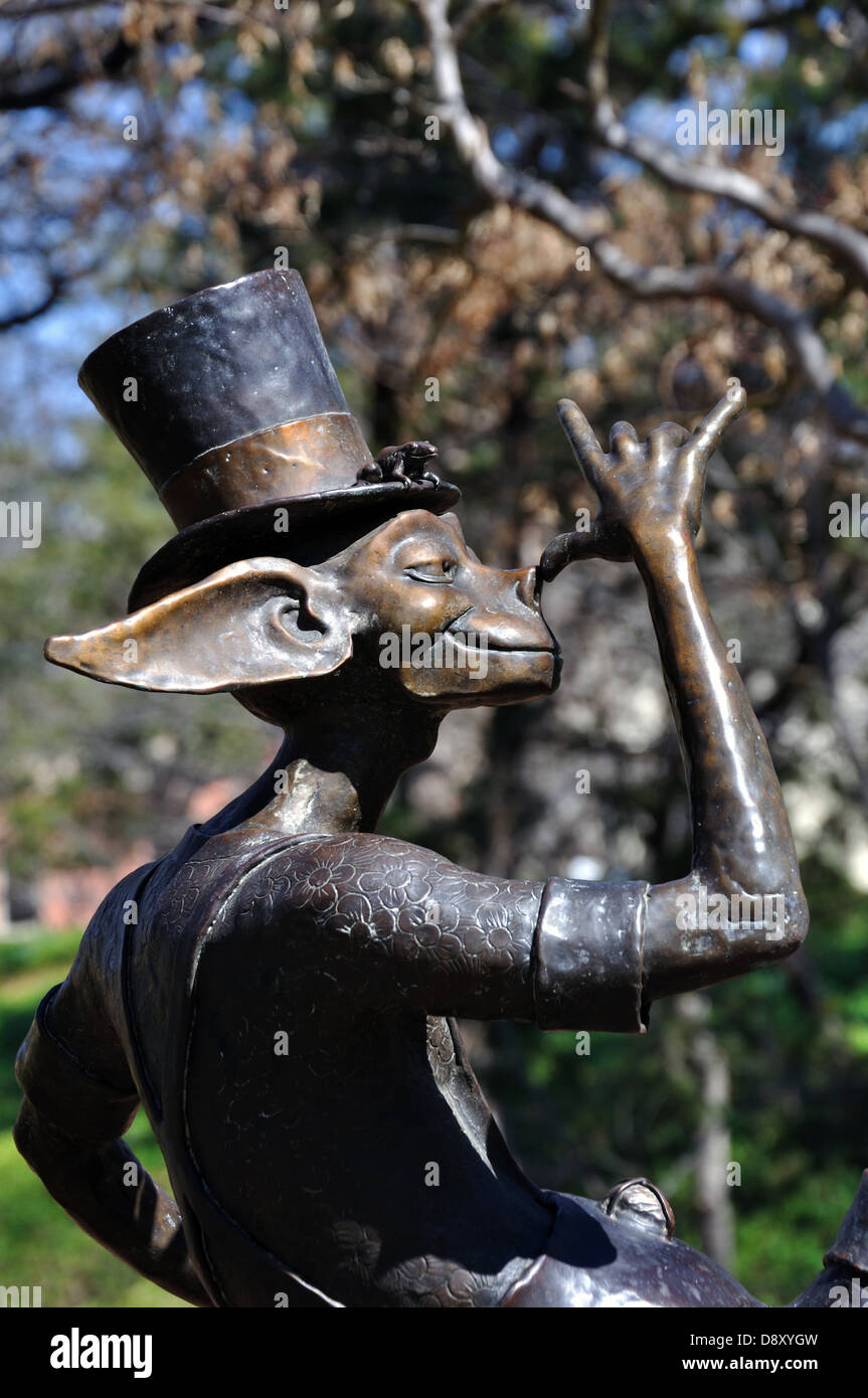 Sculpture sculpture elf elves highland park hi-res stock photography ...