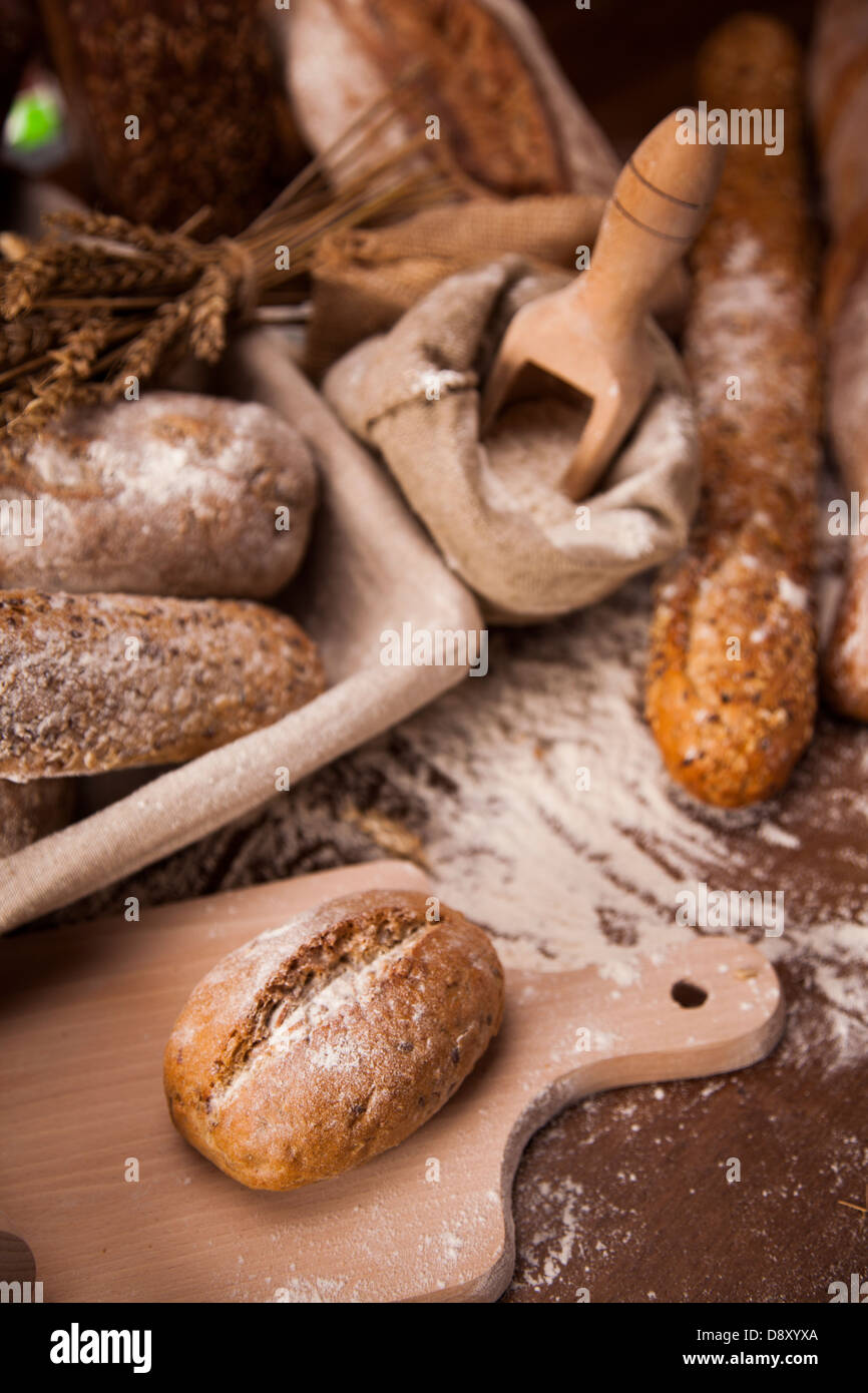 Bread in bakery Stock Photo - Alamy