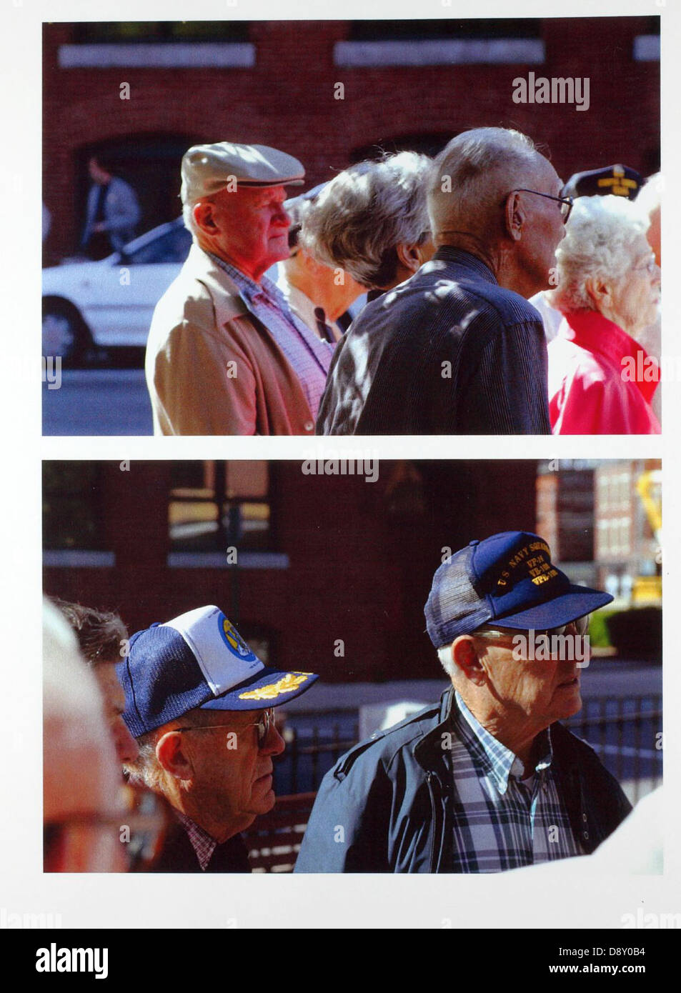 A photograph from the 2002 reunion of VP-102 squadron members. The ...