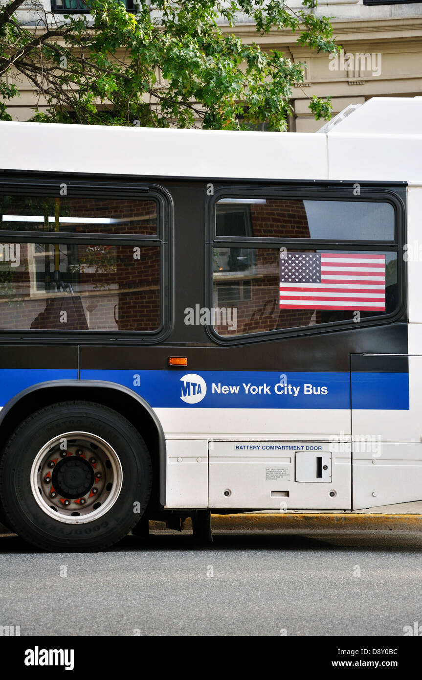 City bus, New York City, USA Stock Photo - Alamy