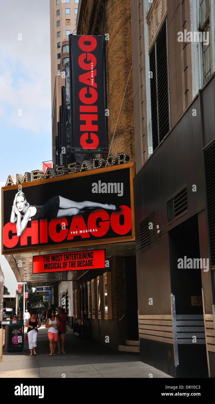 Broadway, Chicago show, New York, USA Stock Photo - Alamy